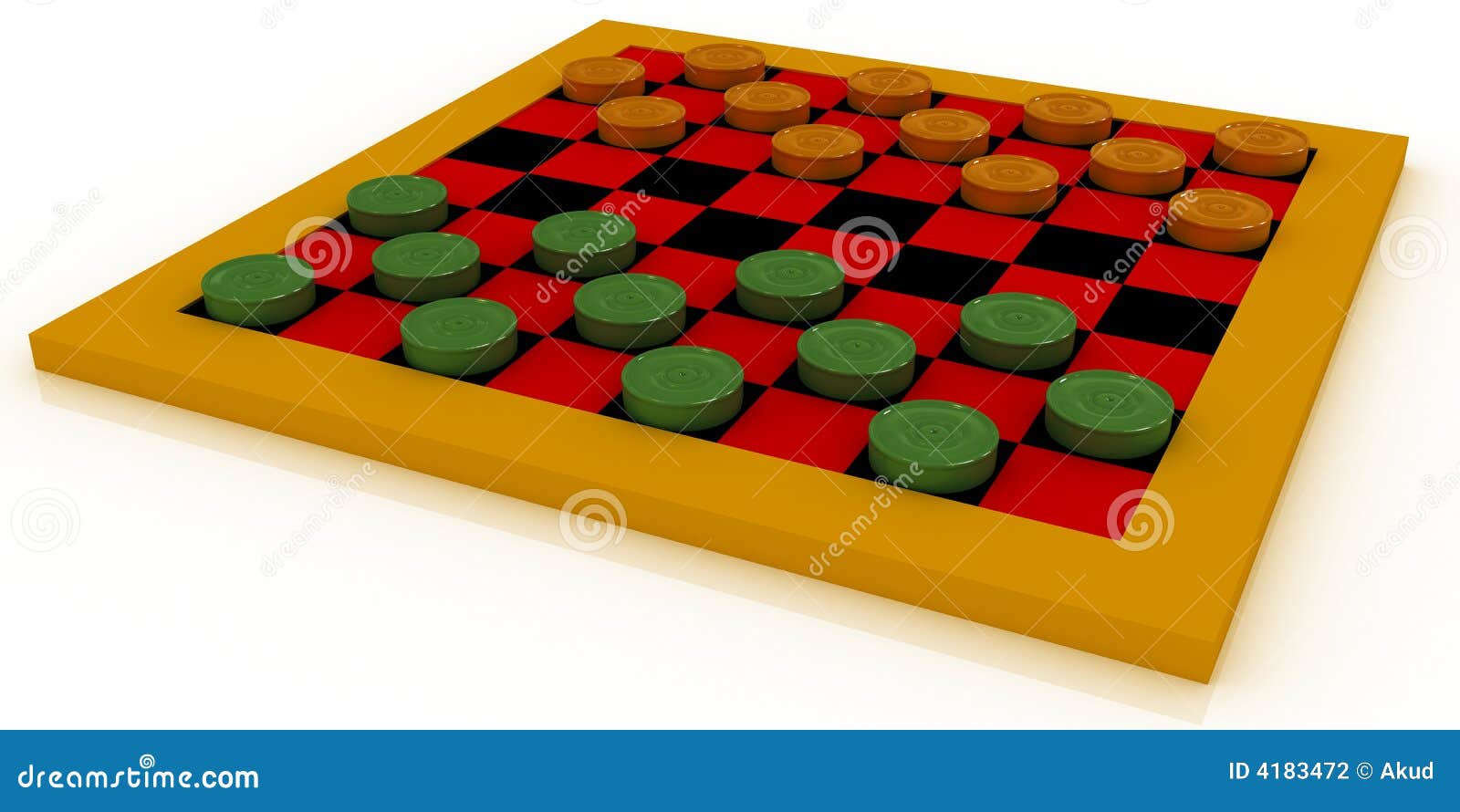 Checkers Isolated on White, Ma Stock Illustration - Illustration of ...