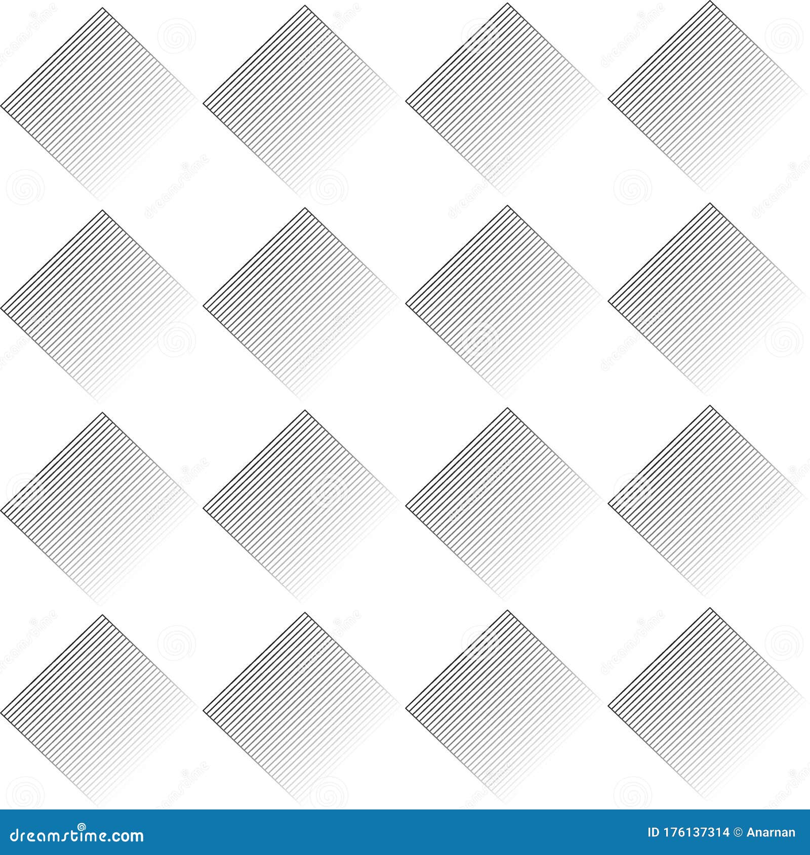 Checkers Line Stripe Horizontal Geometric Texture Seamless Pattern ...