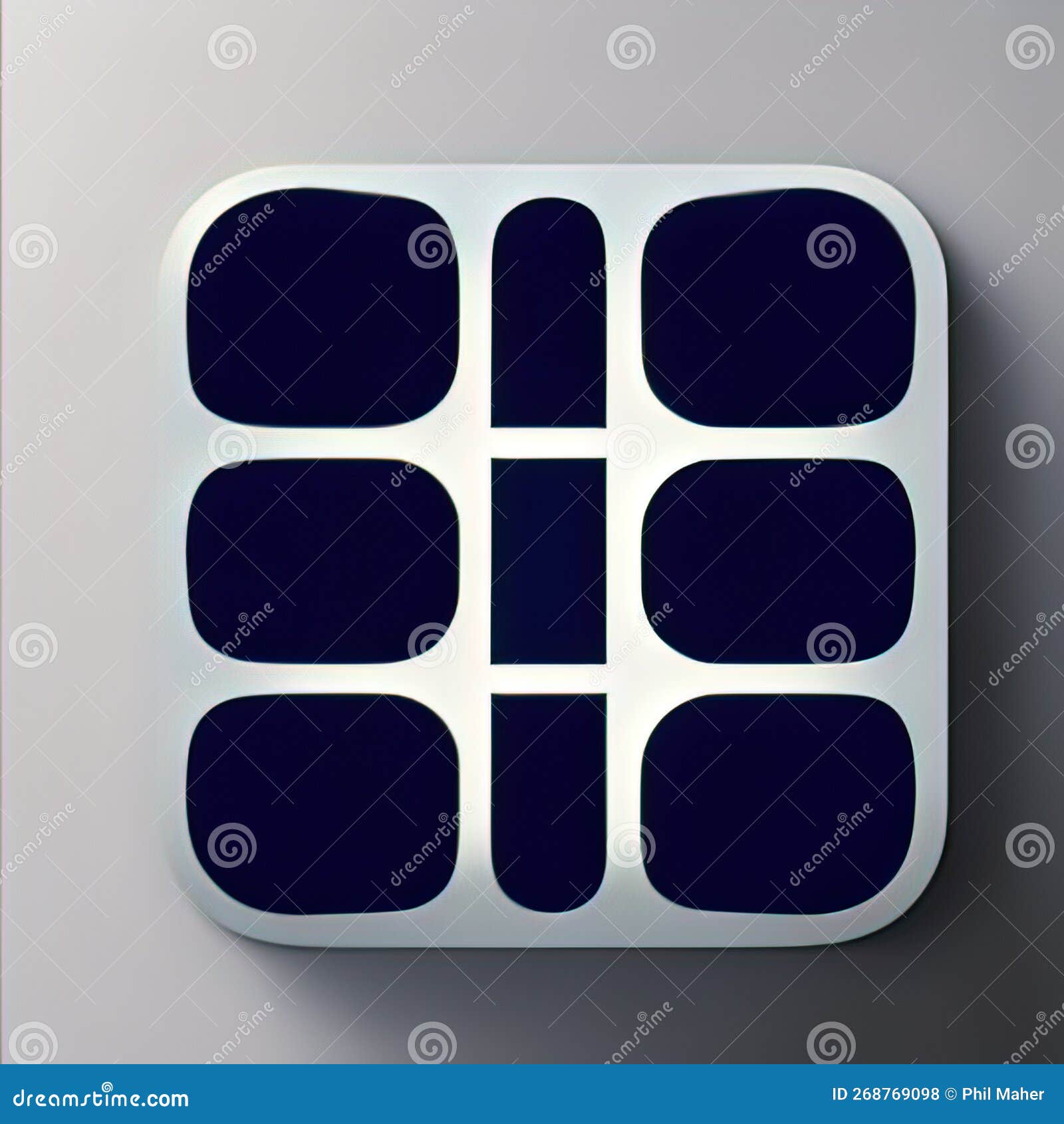 Checkers Software App Icon. Generative AI. Stock Illustration ...