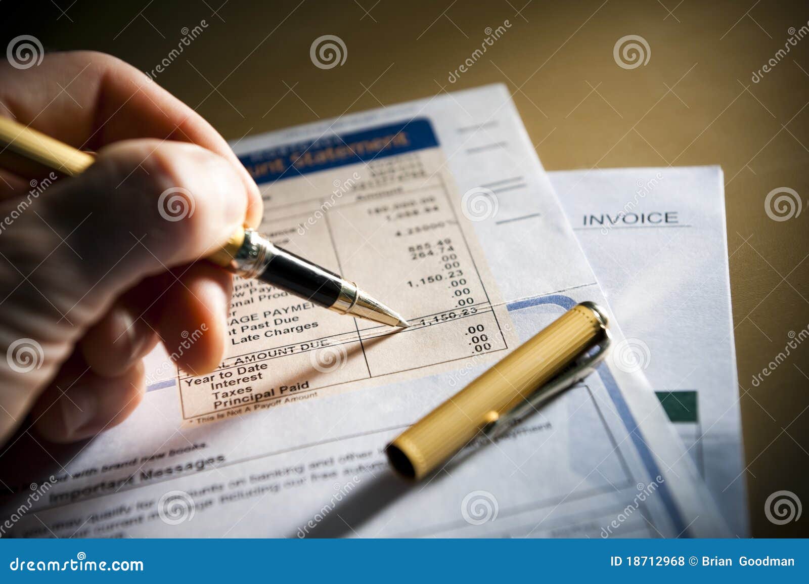 Checking the balance stock photo. Image of investment - 18712968