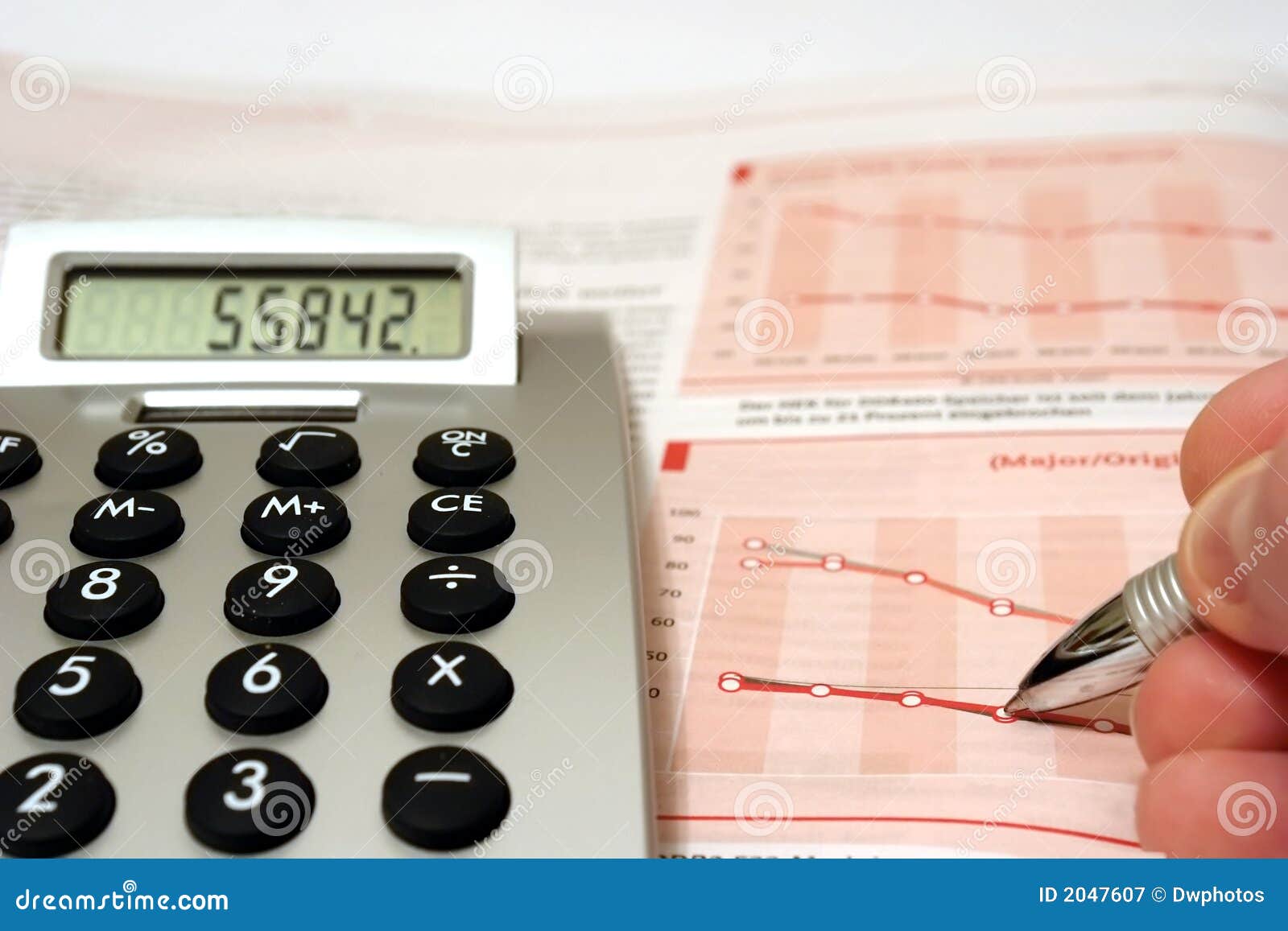 Checking the balance stock image. Image of business, accounting - 2047607