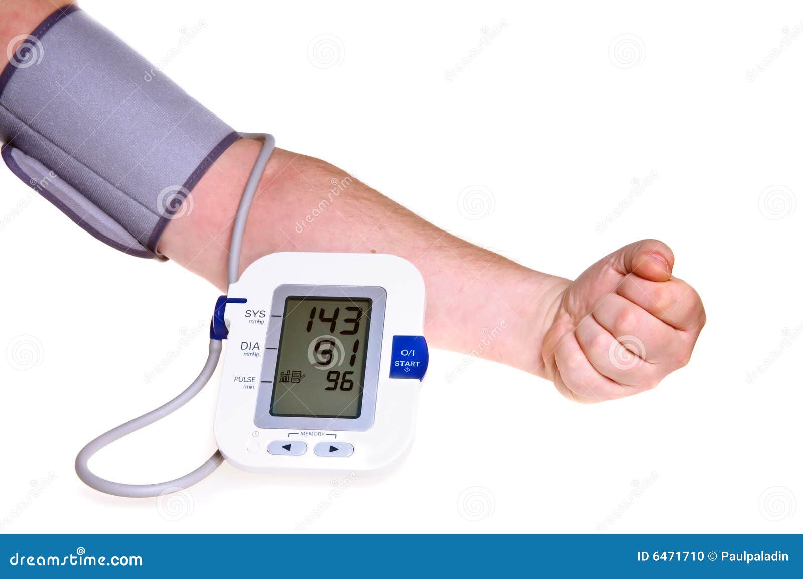 Checking the Blood Pressure Stock Photo - Image of medicine, checkup ...