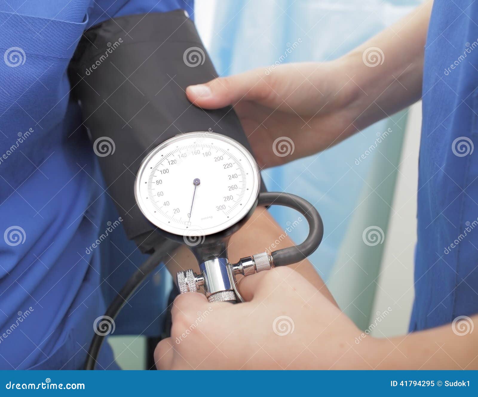 Checking blood pressure stock image. Image of female - 41794295