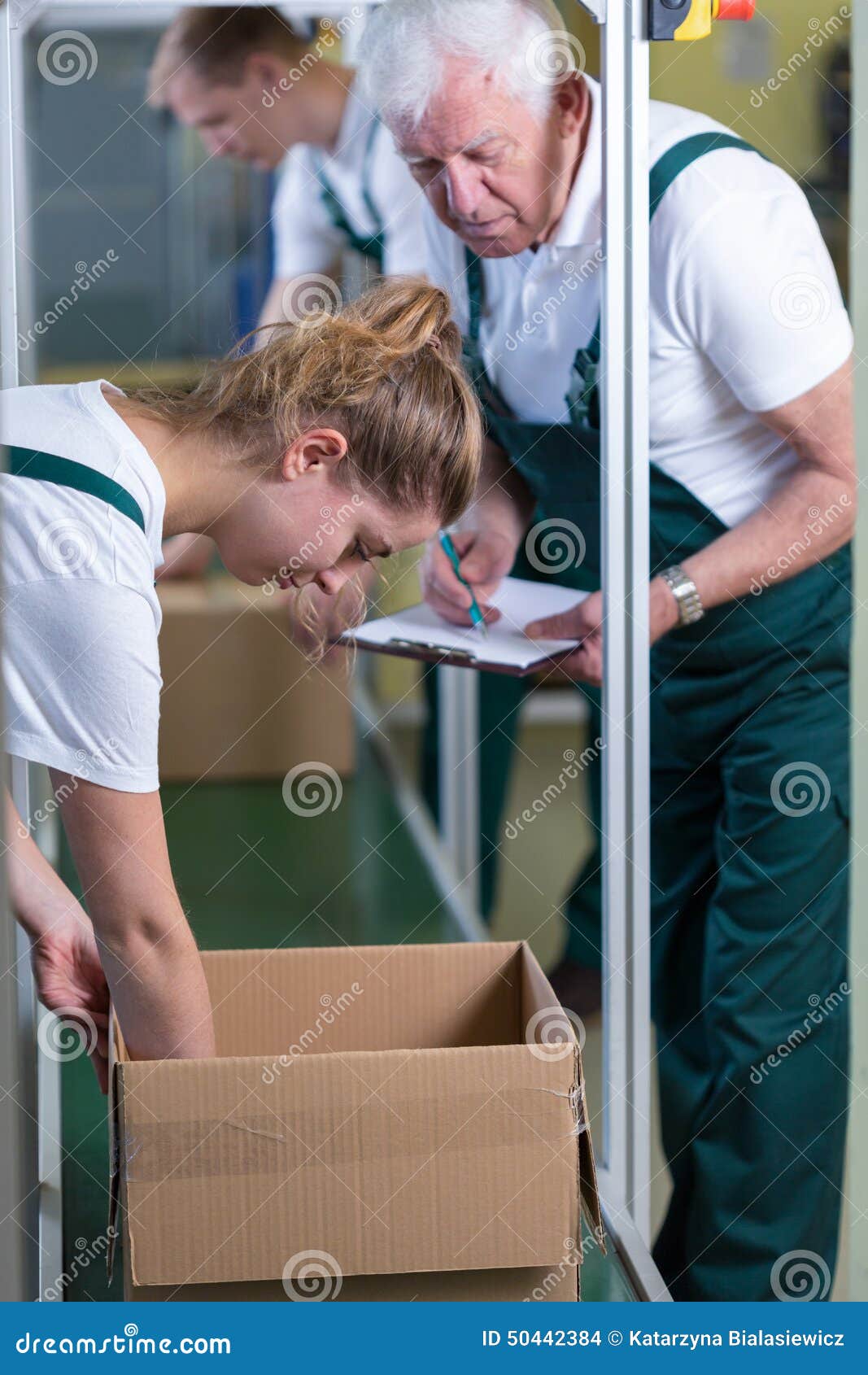 Checking the box stock photo. Image of factory, caucasian - 50442384