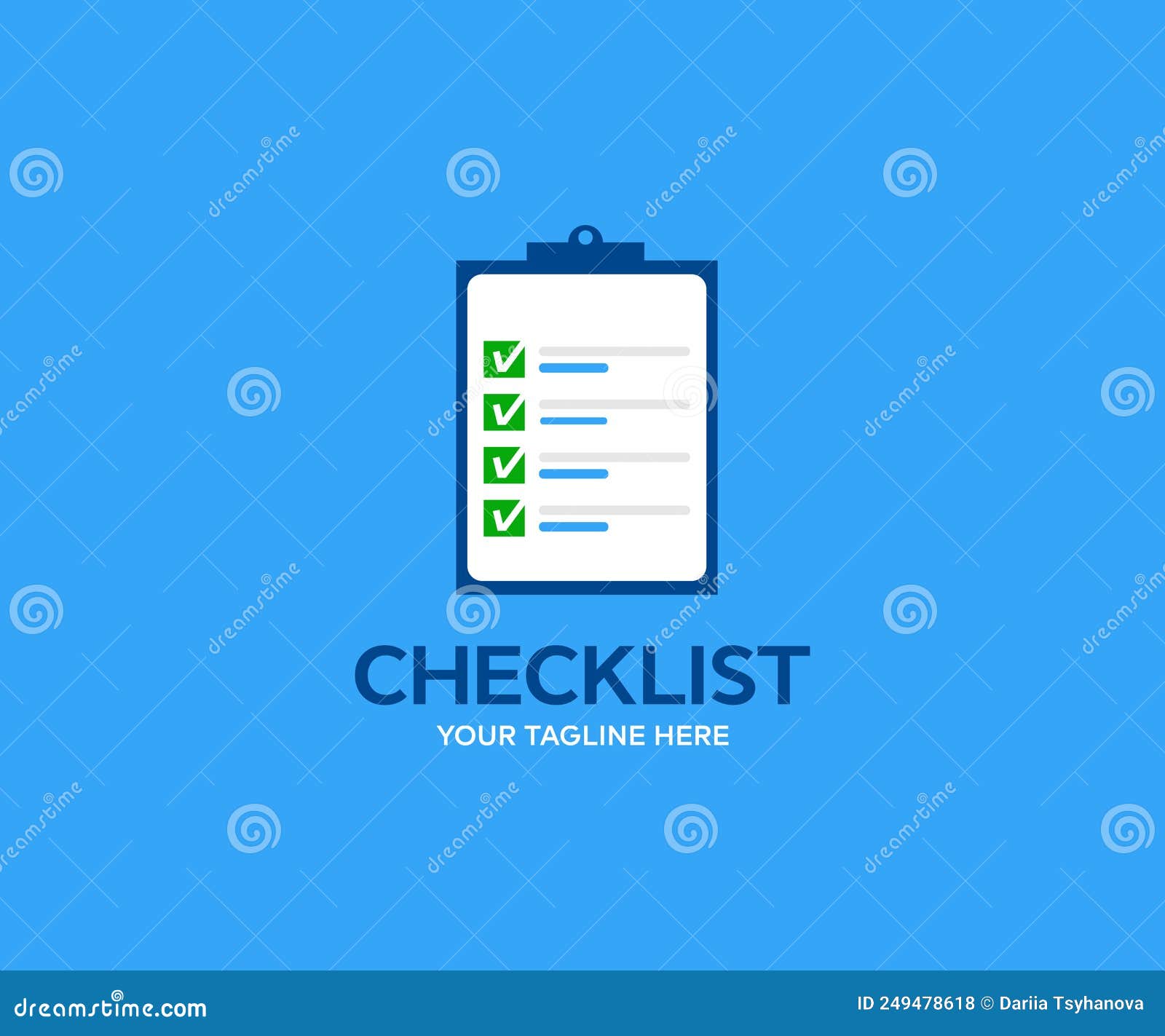 Checking Business Task Success, Questionnaire Checkbox Logo Design ...