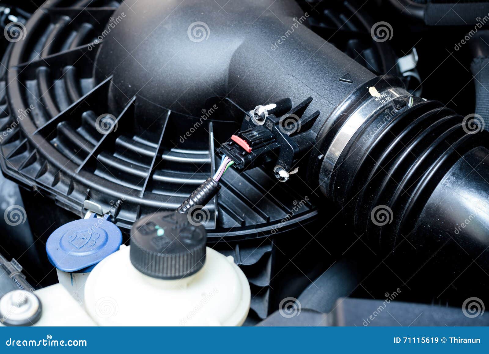 Checking Car Engine and Auto Repair Stock Image - Image of auto, male ...