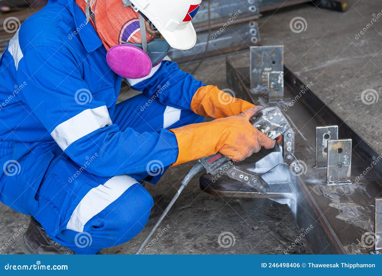 Checking Defect in Welded with Process Magnetic Particle Testing& X28 ...