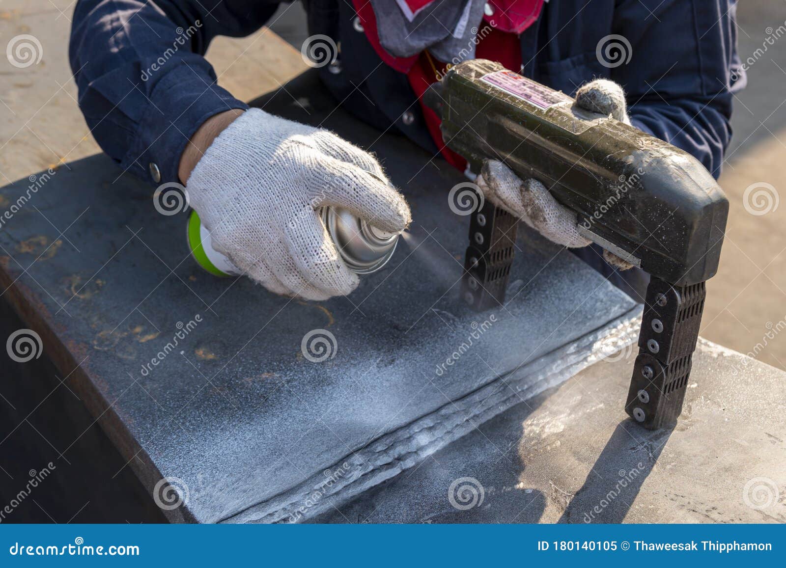 Checking Defect in Welded with Process Magnetic Particle TestingMT ...