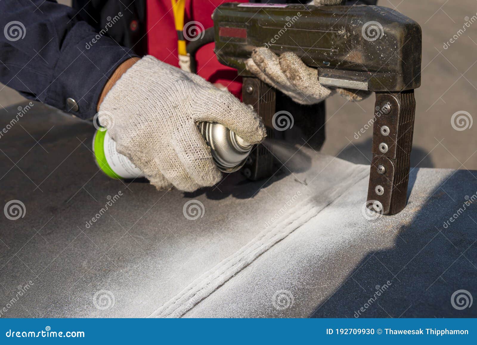 Checking Defect in Welded with Process Magnetic Particle TestingMT of ...