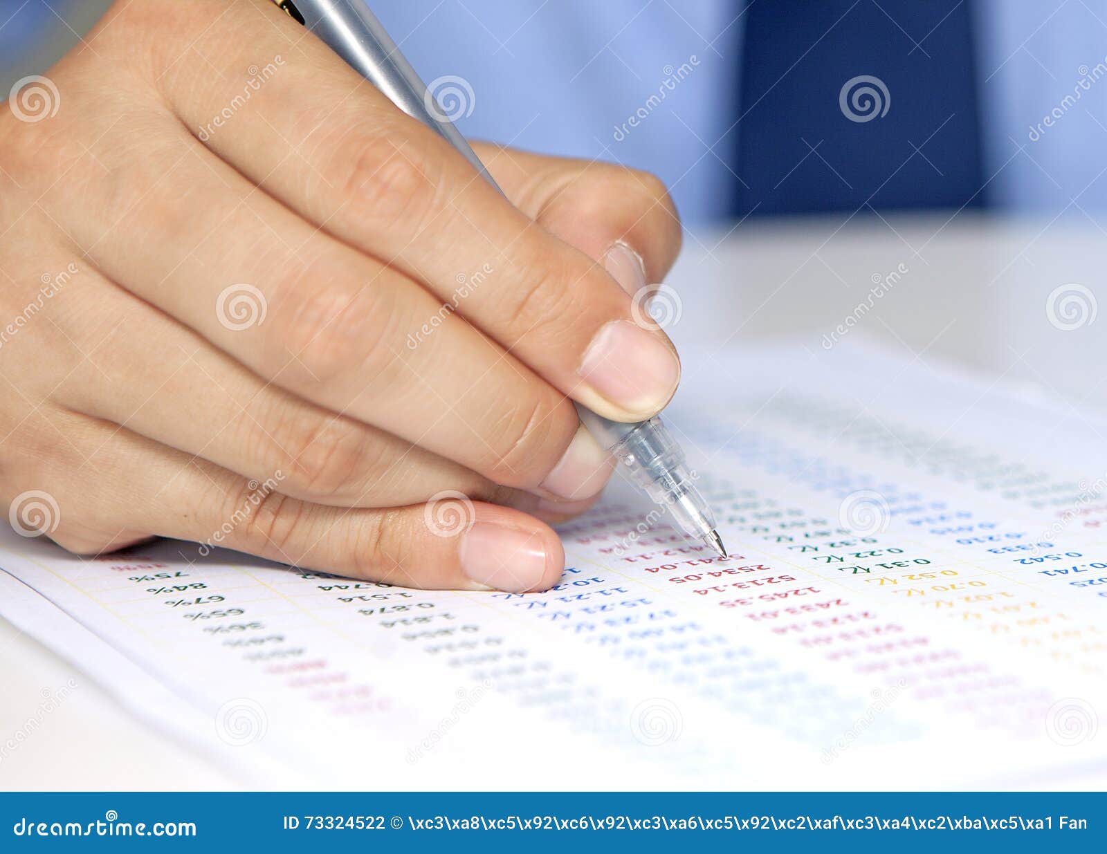 Checking document stock photo. Image of analysis, clerk - 73324522