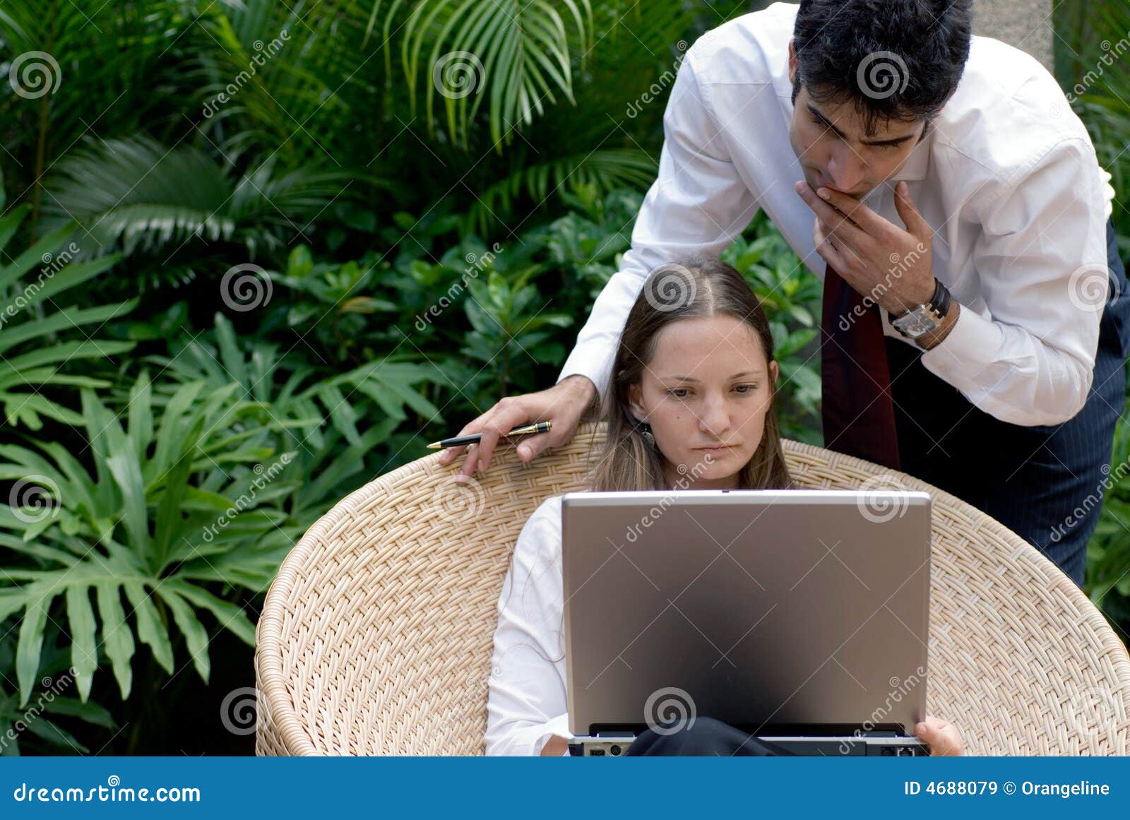 Checking Each Other s Work stock image. Image of team - 4688079