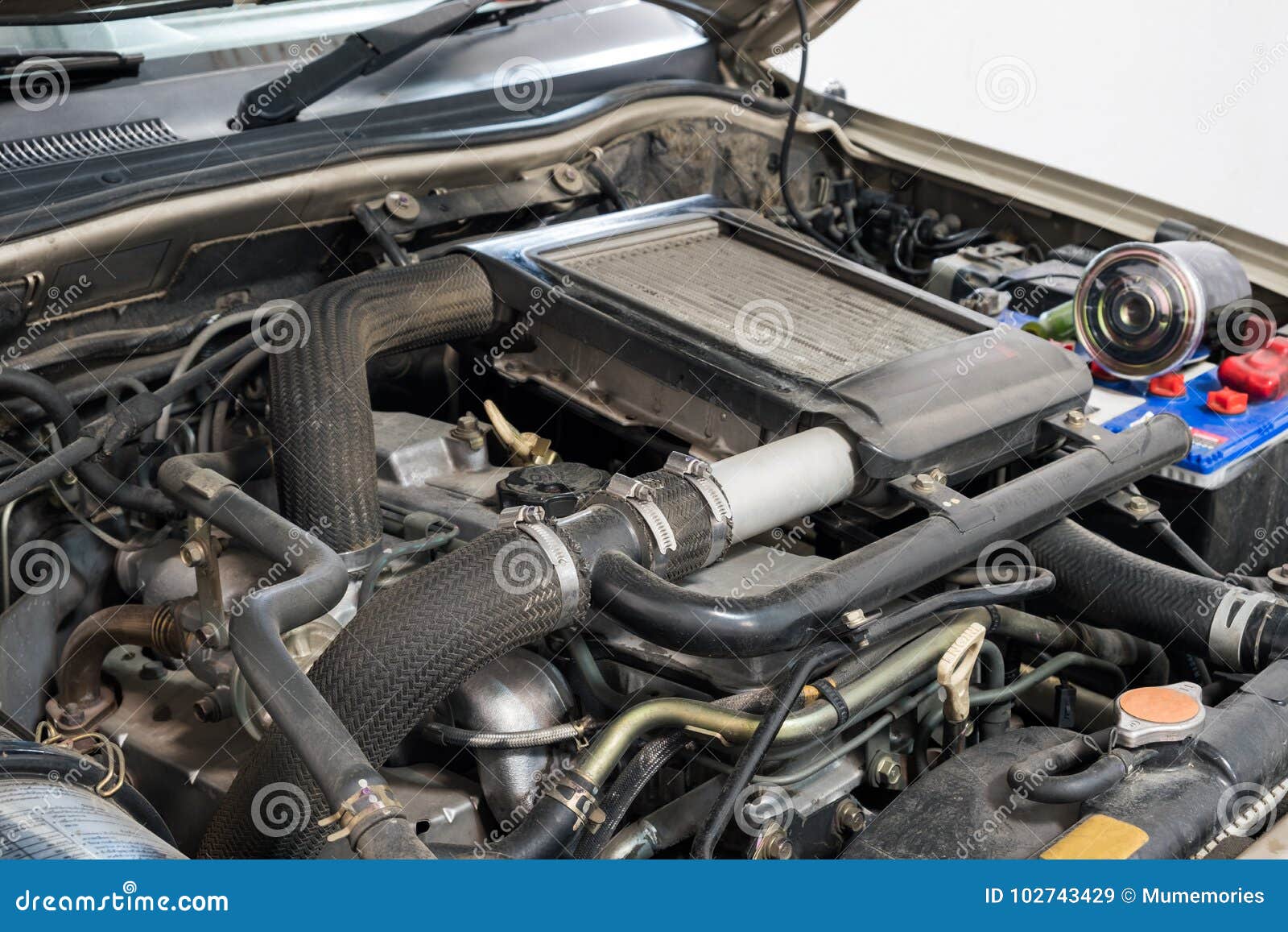 Checking Fix and Maintenance Diesel Engine Room Stock Image - Image of ...