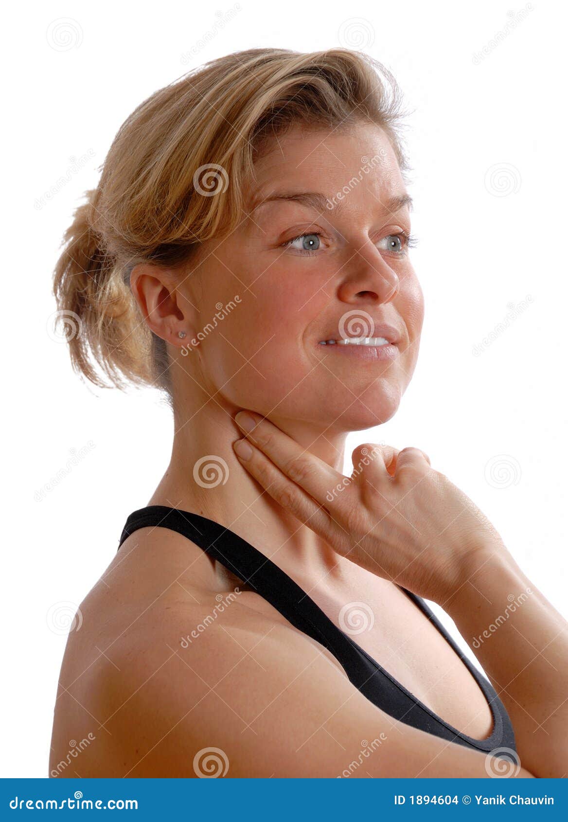 Checking her pulse stock photo. Image of rate, beat, train - 1894604