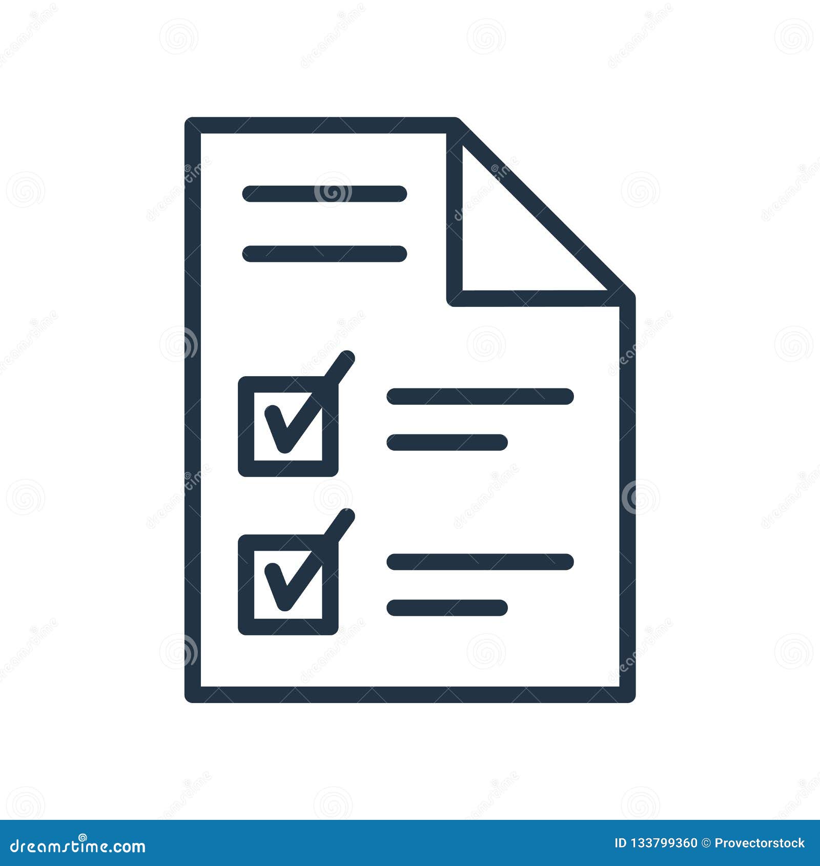 Checking Icon Vector Isolated on White Background, Checking Sign Stock ...