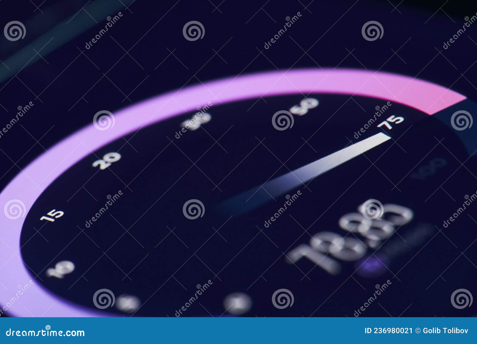 Checking internet speed stock image. Image of phone - 236980021