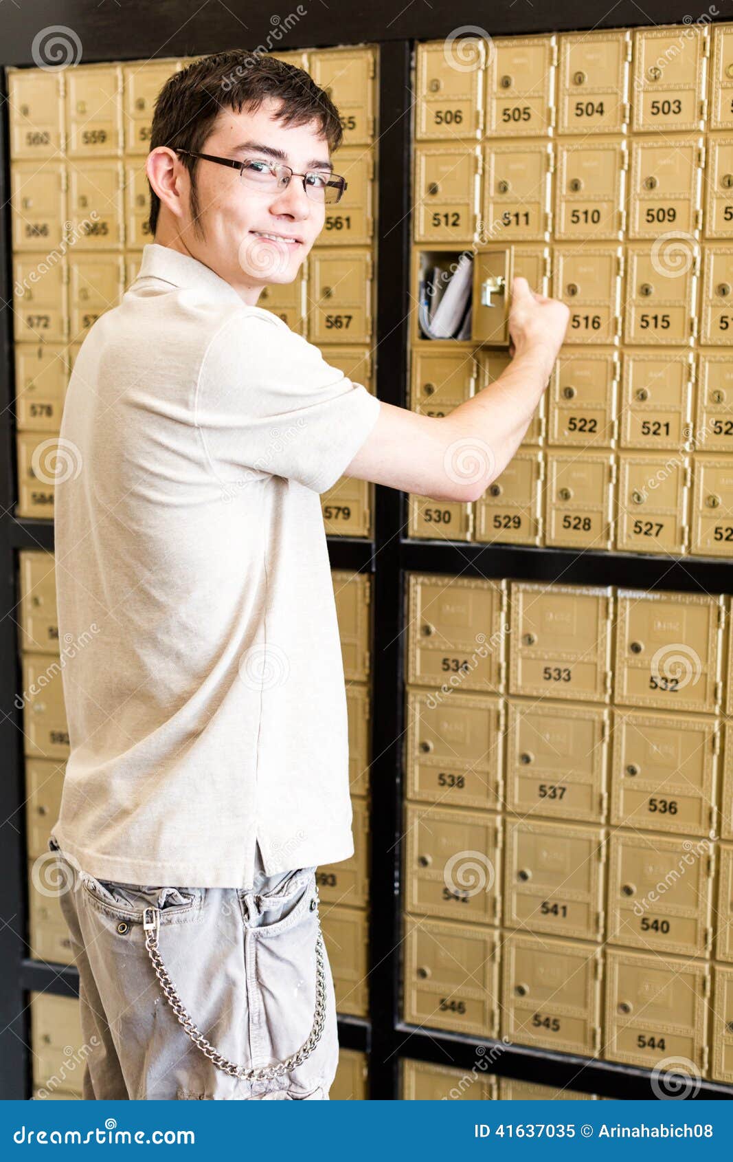 Checking mail stock image. Image of gold, flat, mail - 41637035