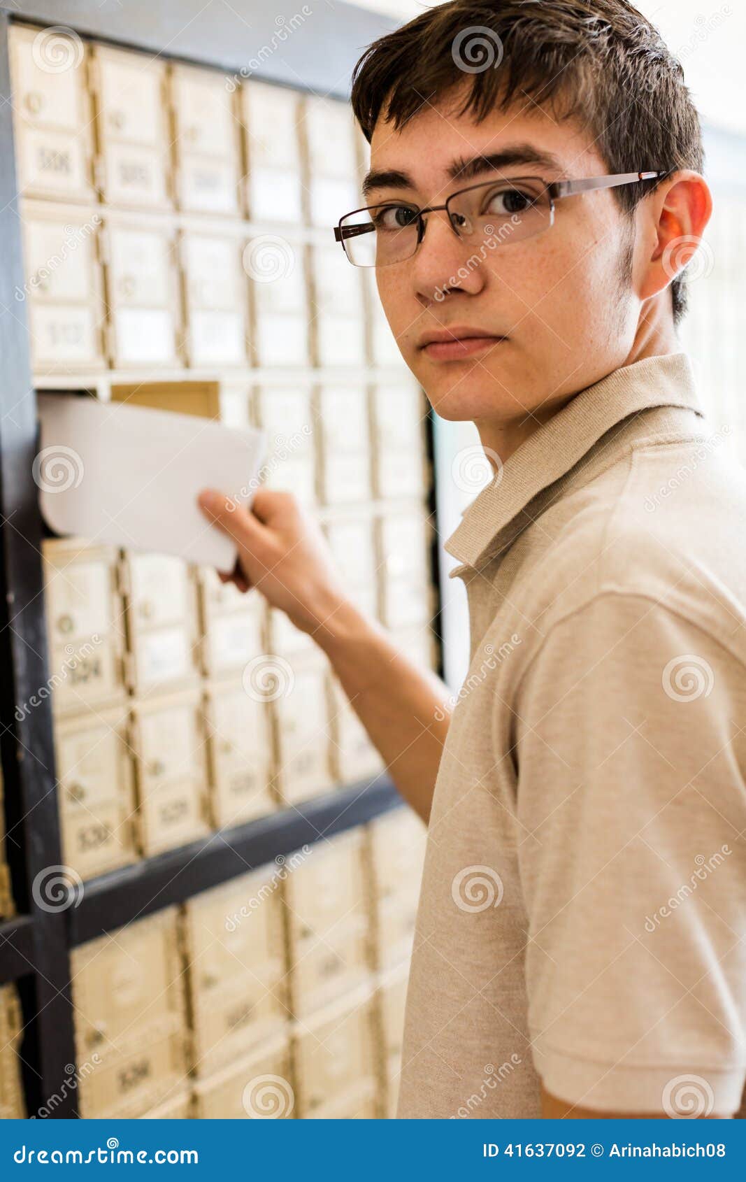 Checking mail stock photo. Image of expertise, teen, youth - 41637092