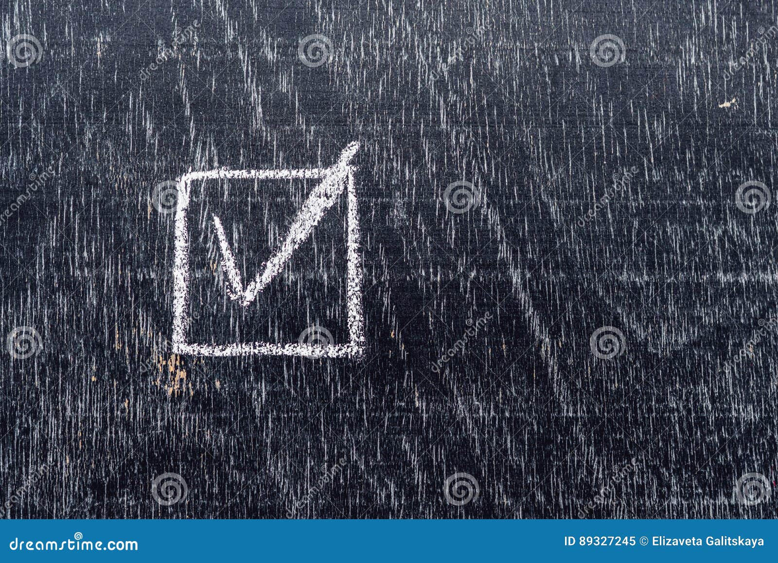 Checking Mark on Checklist, Tick in the Box Concept. Stock Image ...