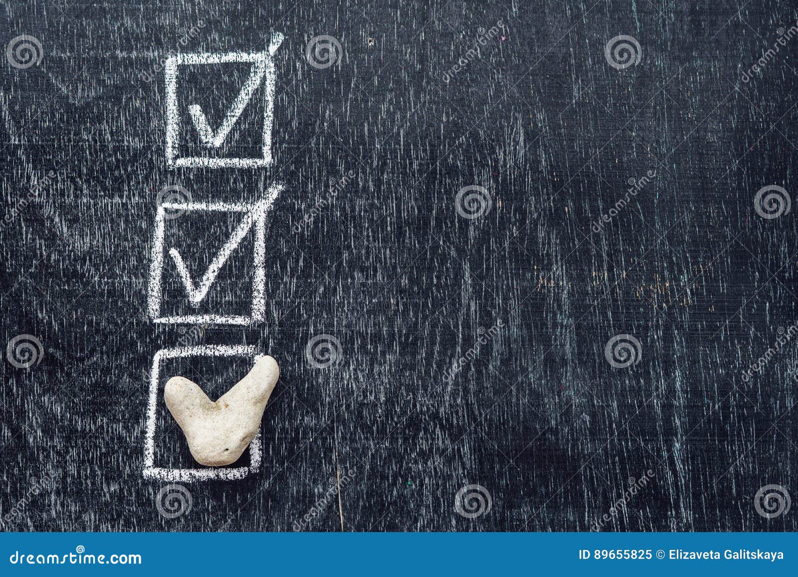 Checking Mark on Checklist, Tick in the Box Concept. Stock Image ...