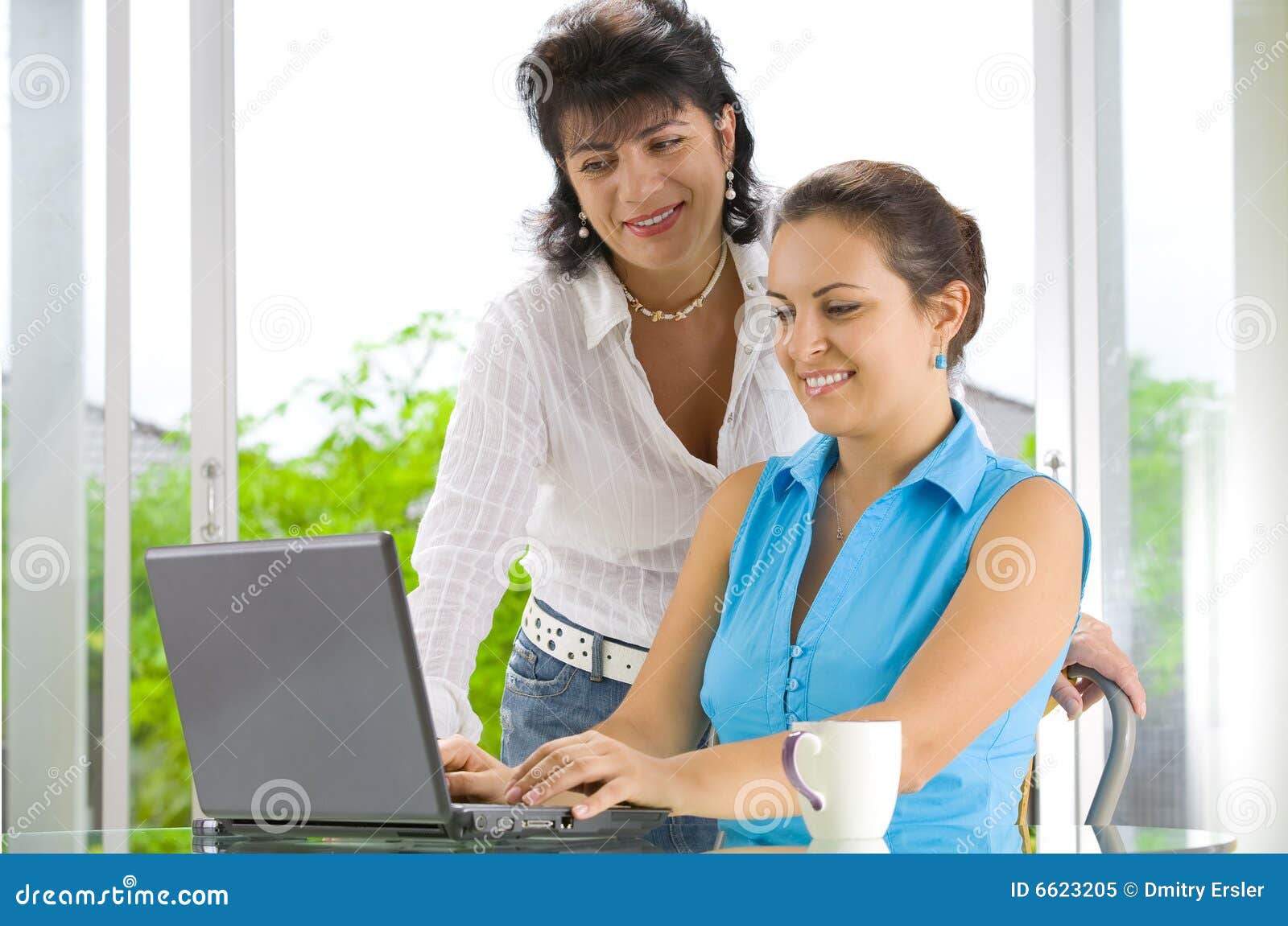 Checking the news stock image. Image of business, connectivity - 6623205