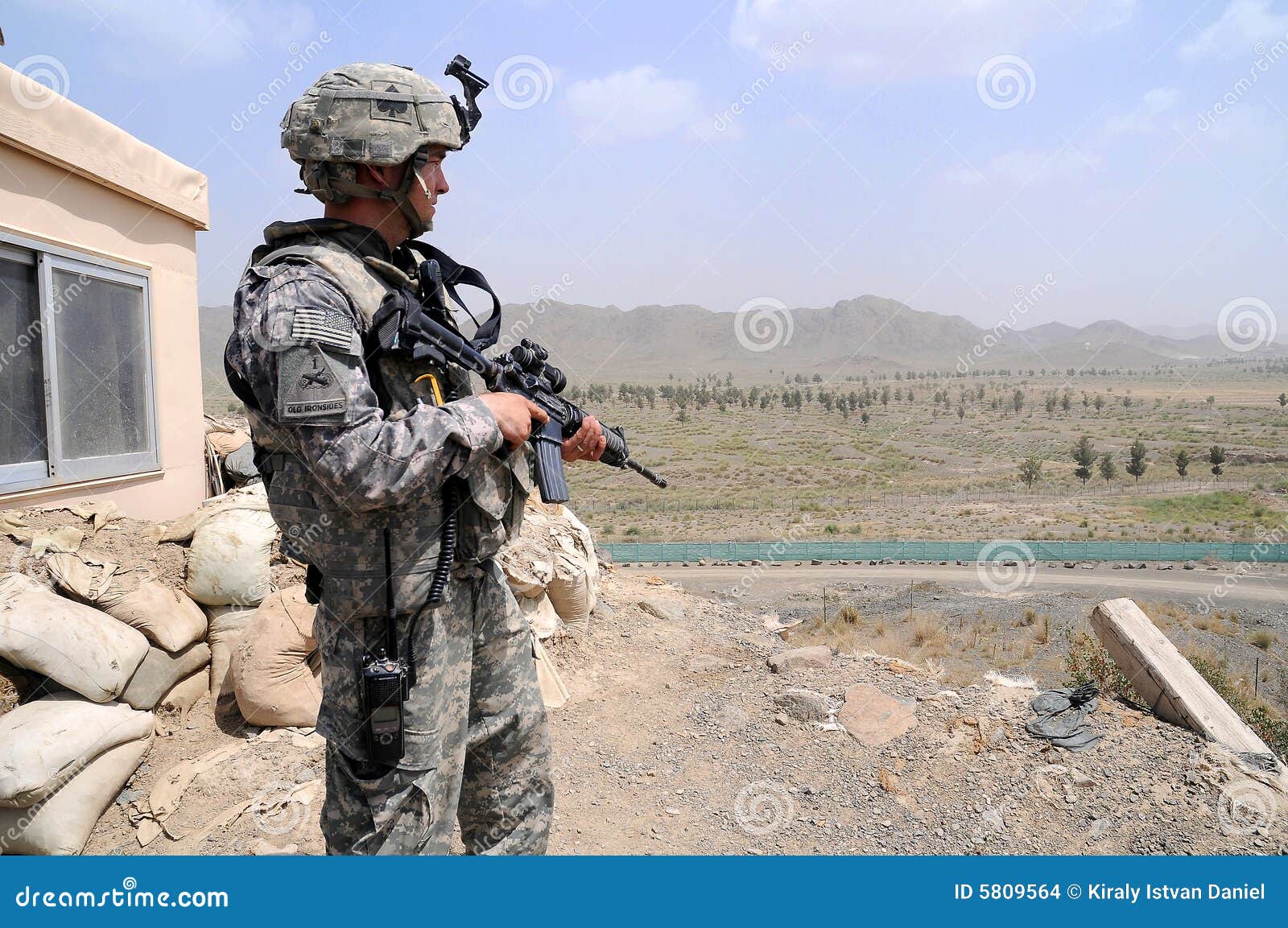 Checking/observation Point on the Afghan Border 3 Editorial Stock Image ...