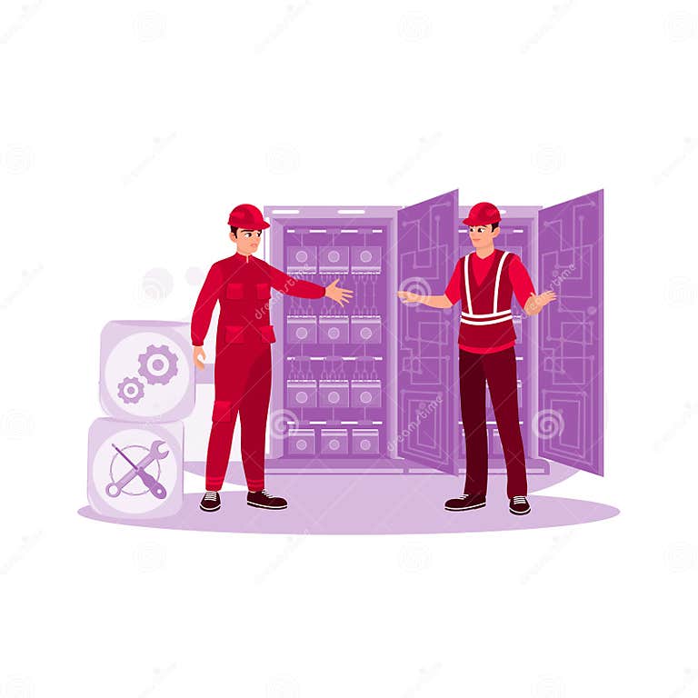 Checking the Operating Voltage Level of the Solar Panel Switchgear ...