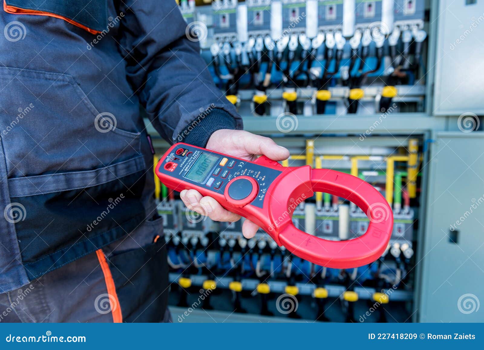 Checking the Operating Voltage Levels of the Solar Panel Switchgear ...