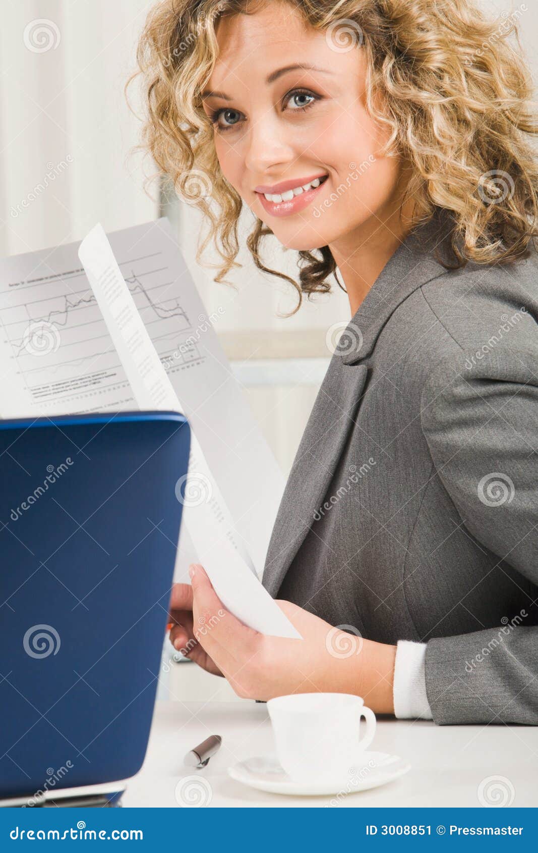 Checking papers stock image. Image of hair, people, case - 3008851
