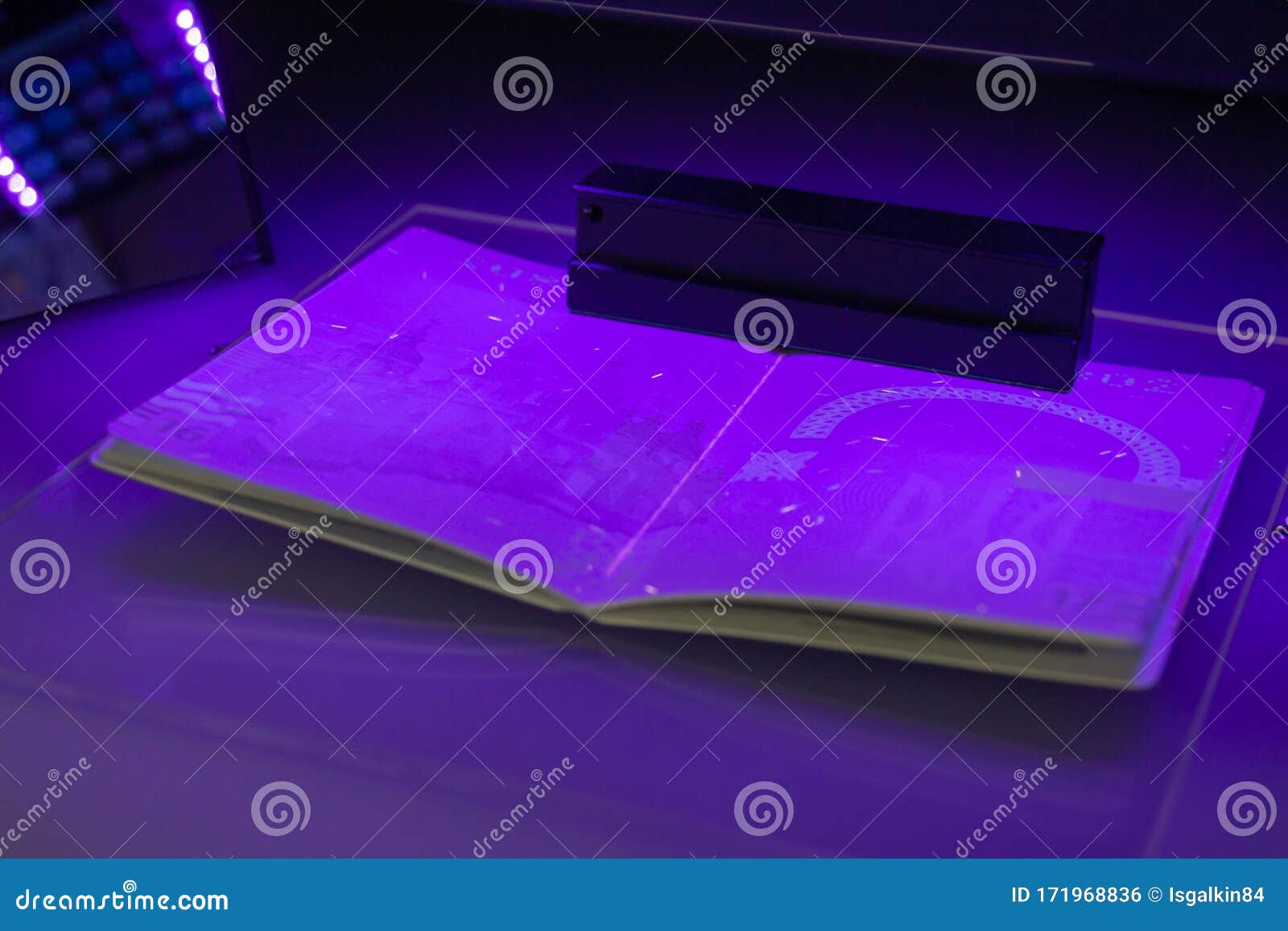 Checking the Passport for Fraud in UV Light, Detection of Luminescence ...