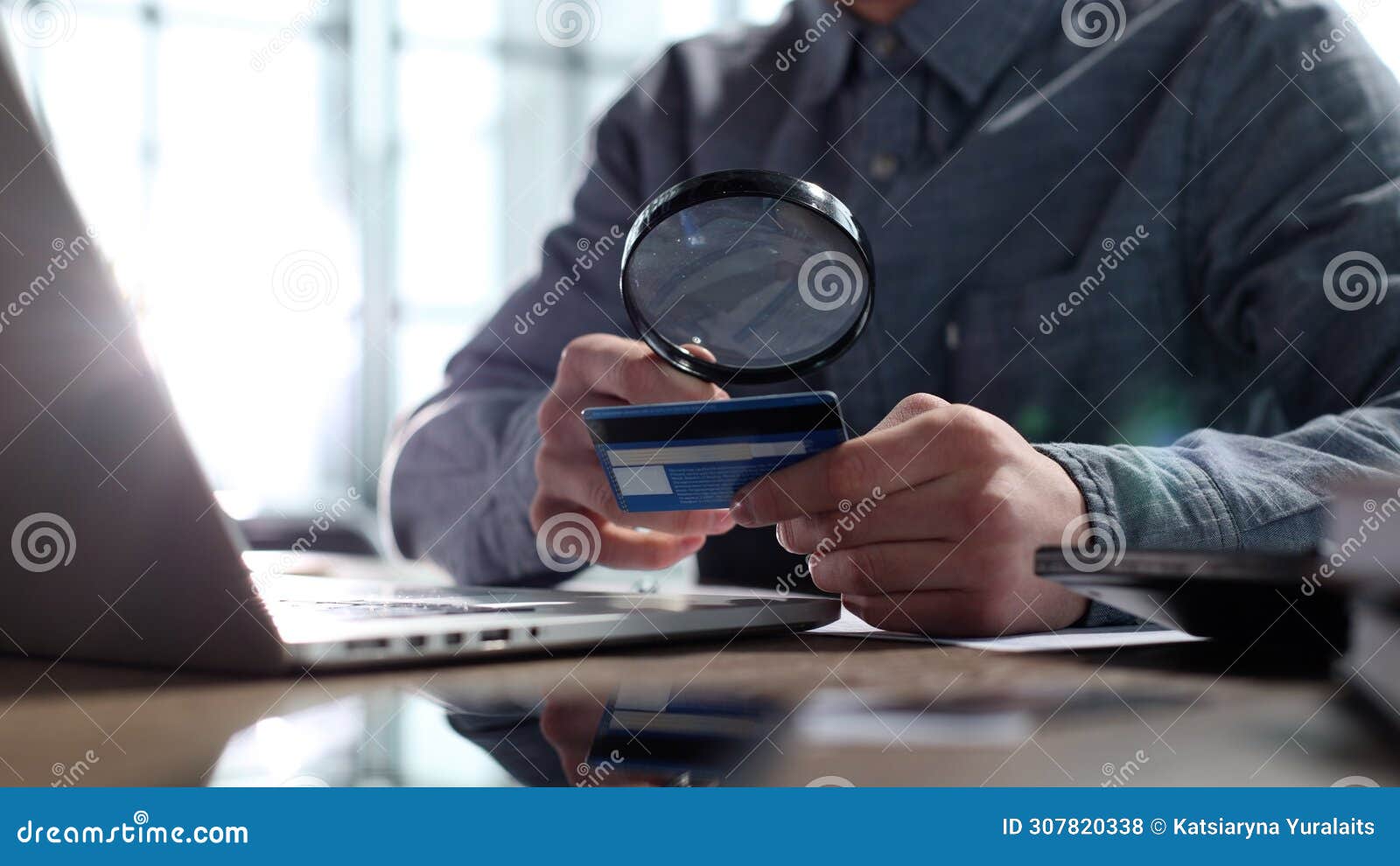 Checking the Plastic Card Number Stock Photo - Image of code, account ...
