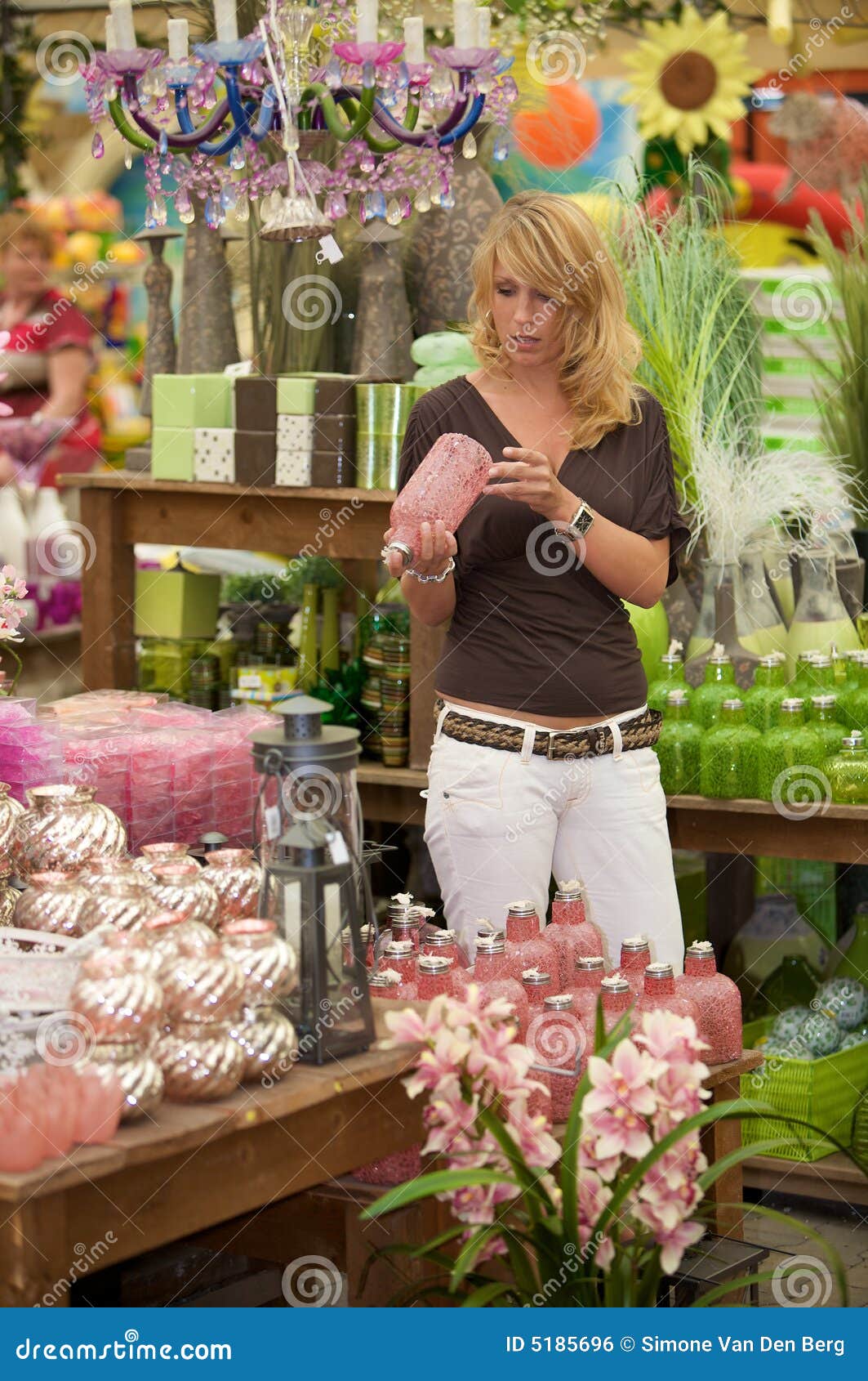 Checking the price stock photo. Image of store, feminine - 5185696