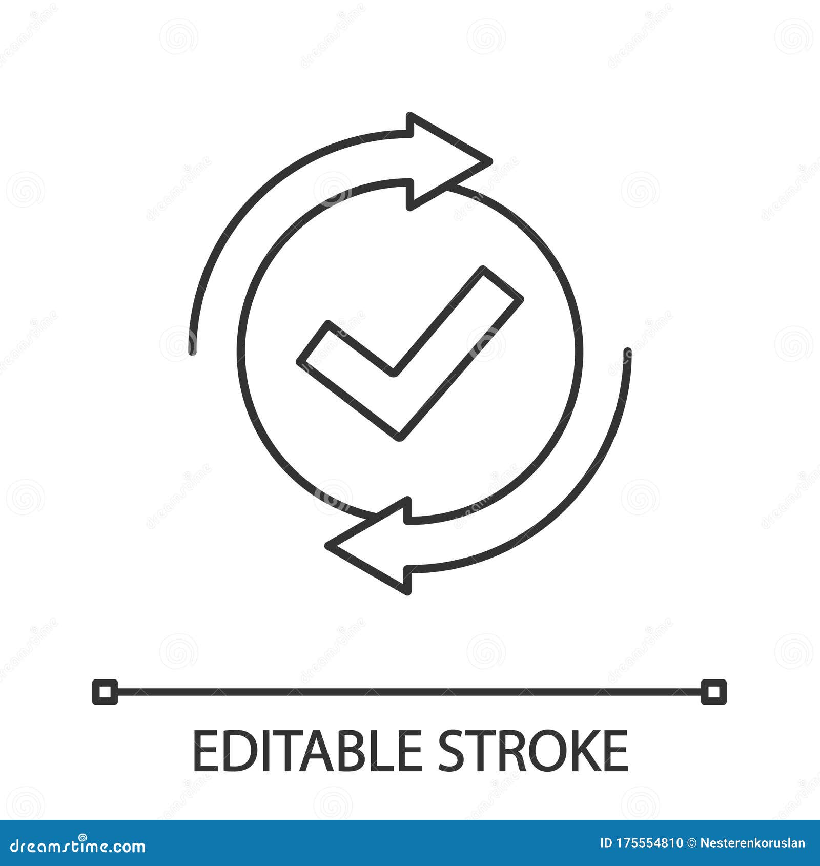 Checking Process Icon. Successfully Checked. Approved. Testing ...