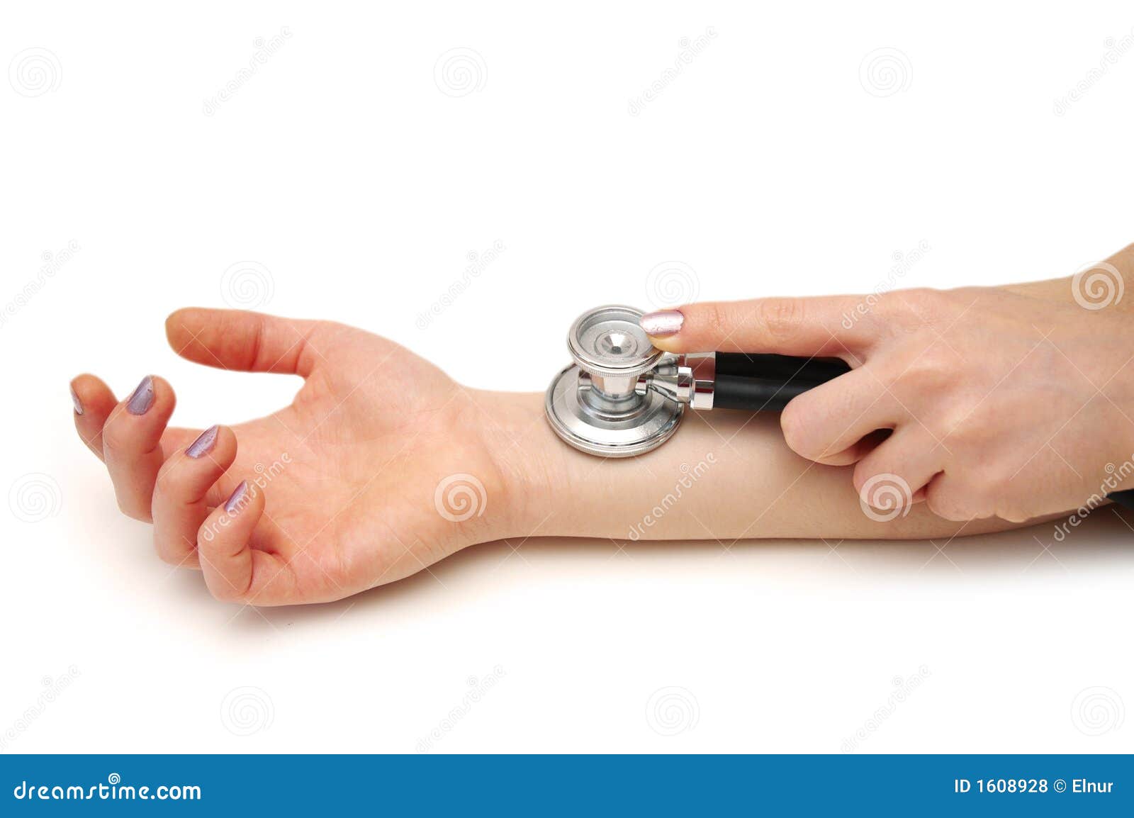 Checking the pulse stock photo. Image of tool, illness - 1608928