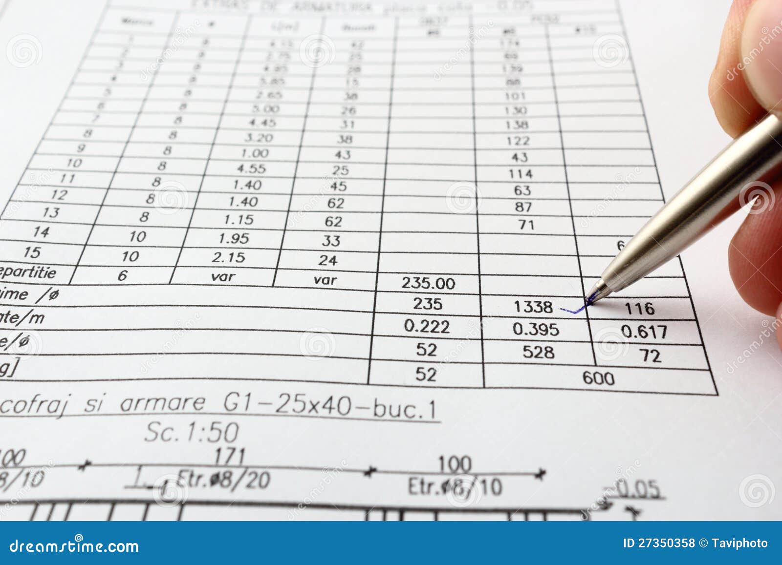 Checking quantities stock photo. Image of builder, real - 27350358