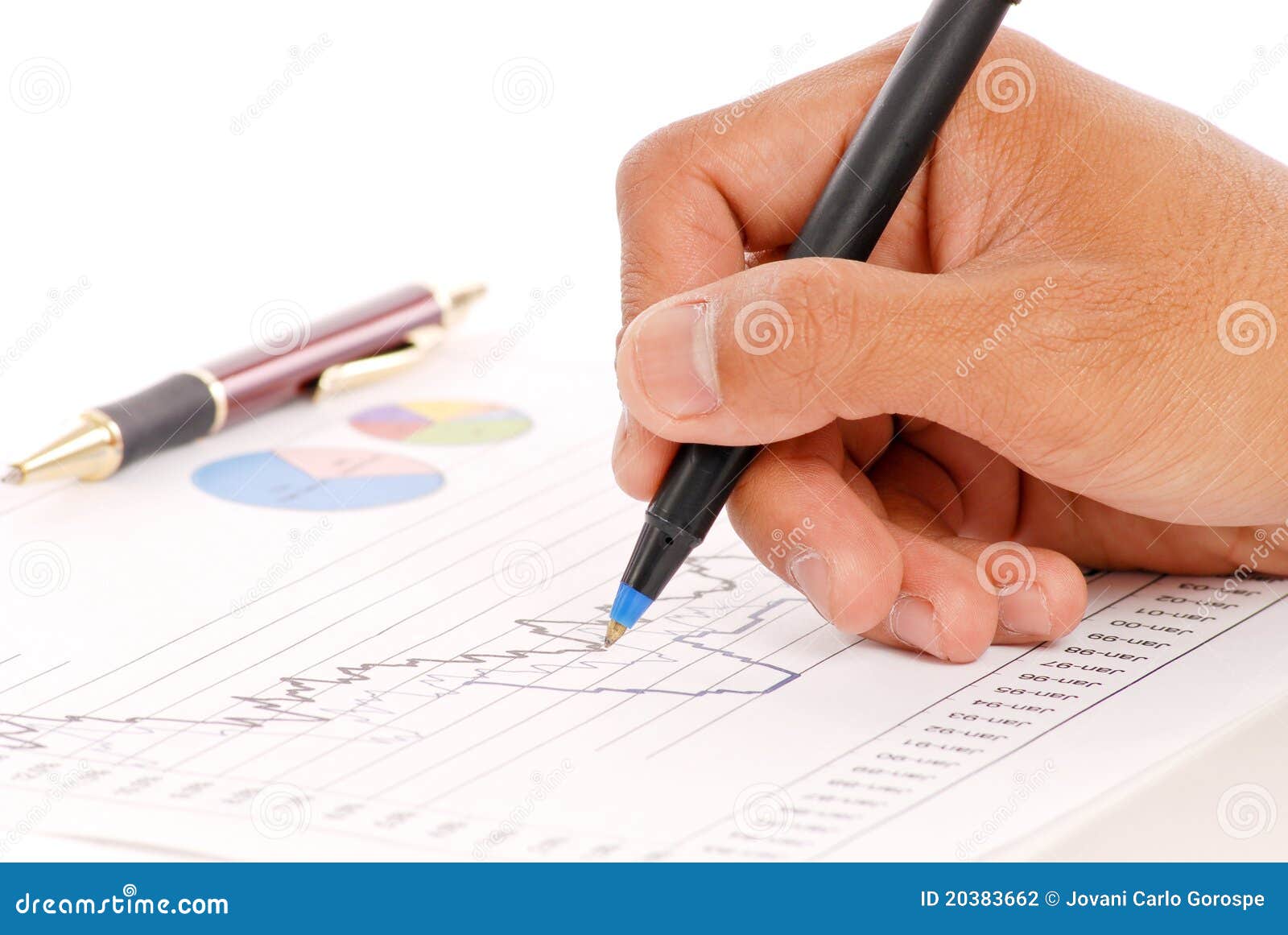 Checking Sales Statistics stock photo. Image of average - 20383662