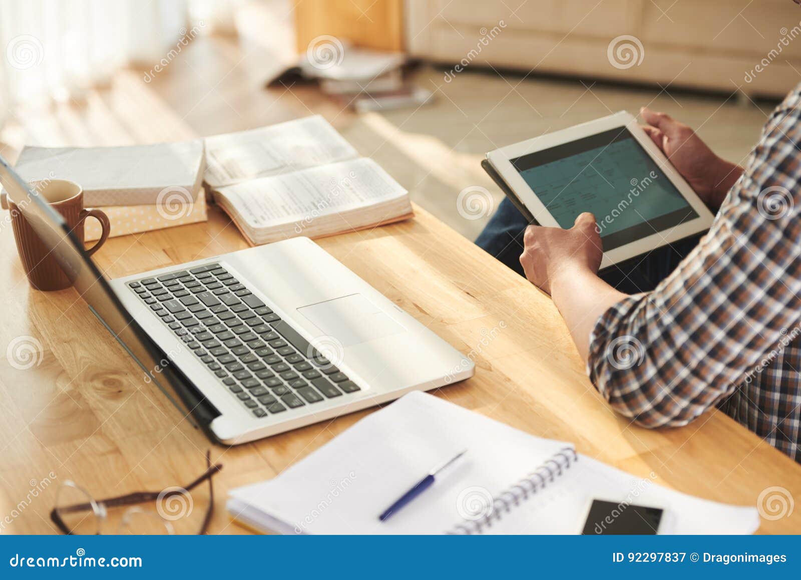 Checking schedule stock image. Image of schedule, networking - 92297837