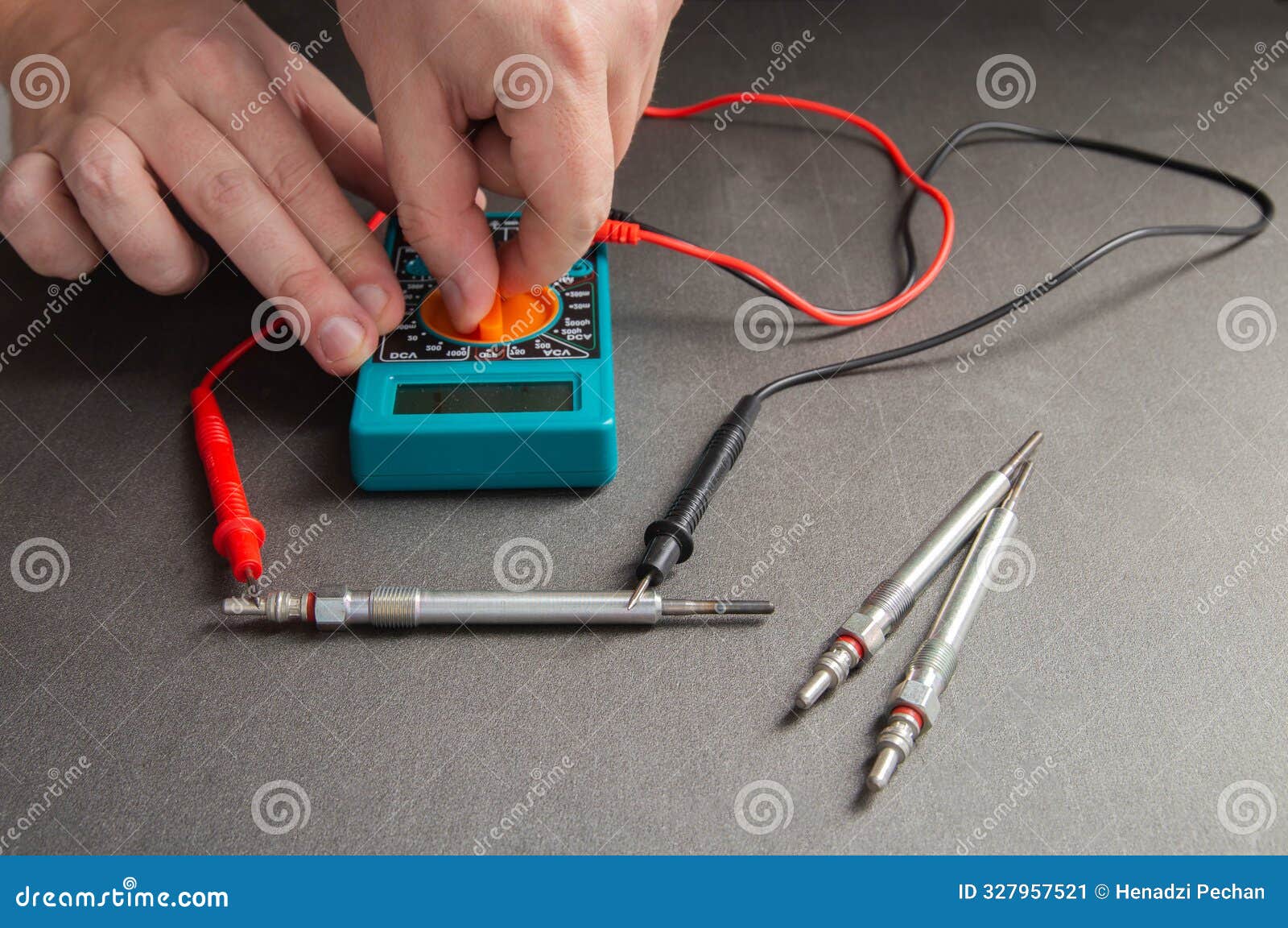 Checking the Serviceability of the Glow Plug with a Multimeter. Glow ...