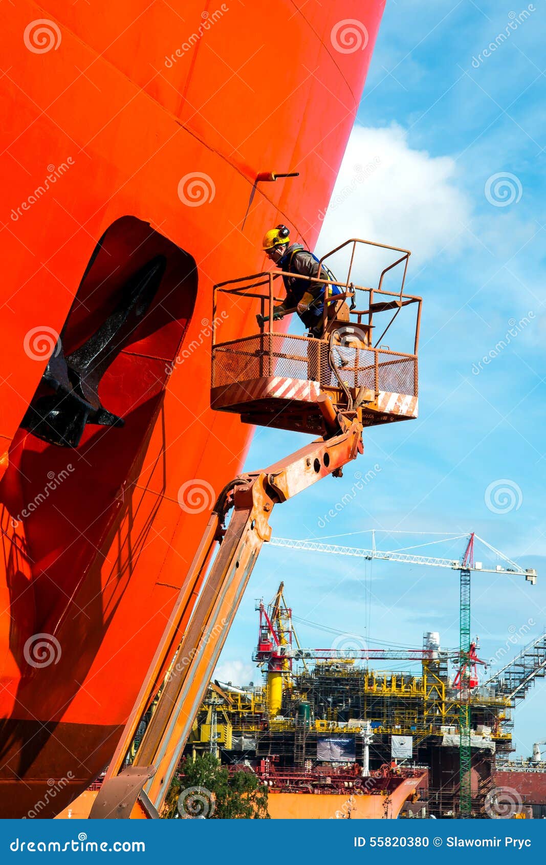 Checking ship editorial image. Image of shell, alloy - 55820380