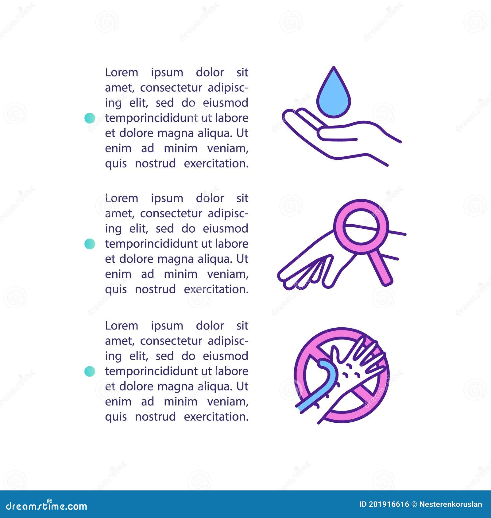 Checking Skin Sensitivity Concept Icon with Text Stock Vector ...