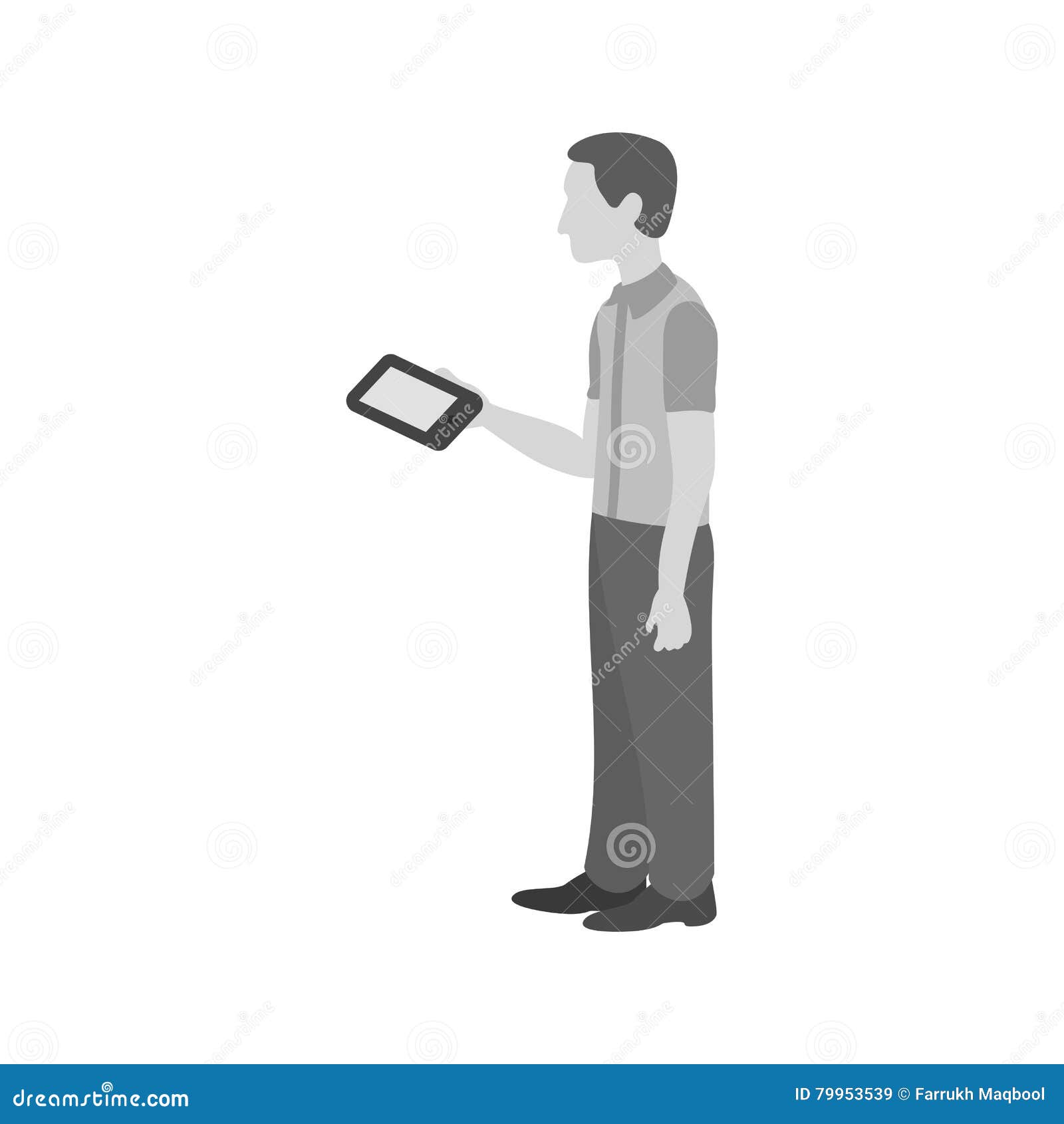 Checking Smartphone stock vector. Illustration of data - 79953539