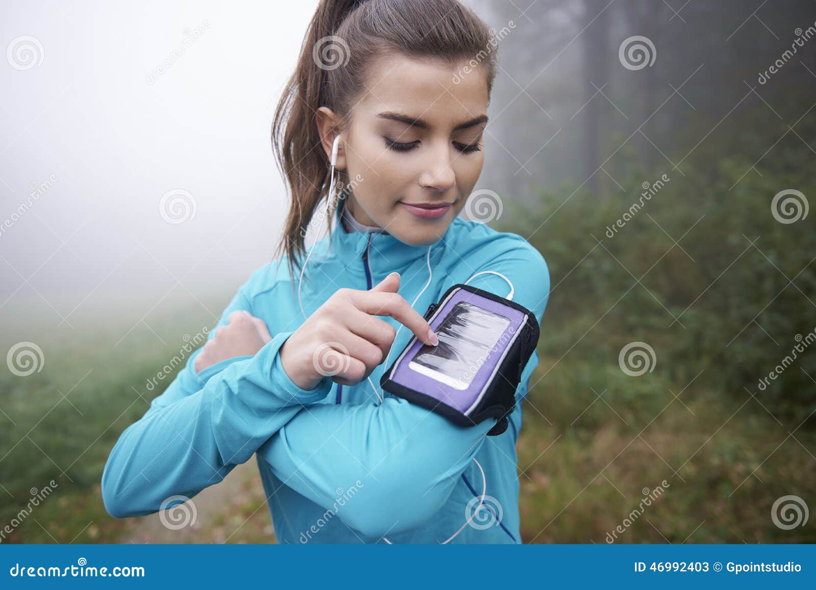 Checking Something on Mobile Phone Stock Image - Image of clothing ...