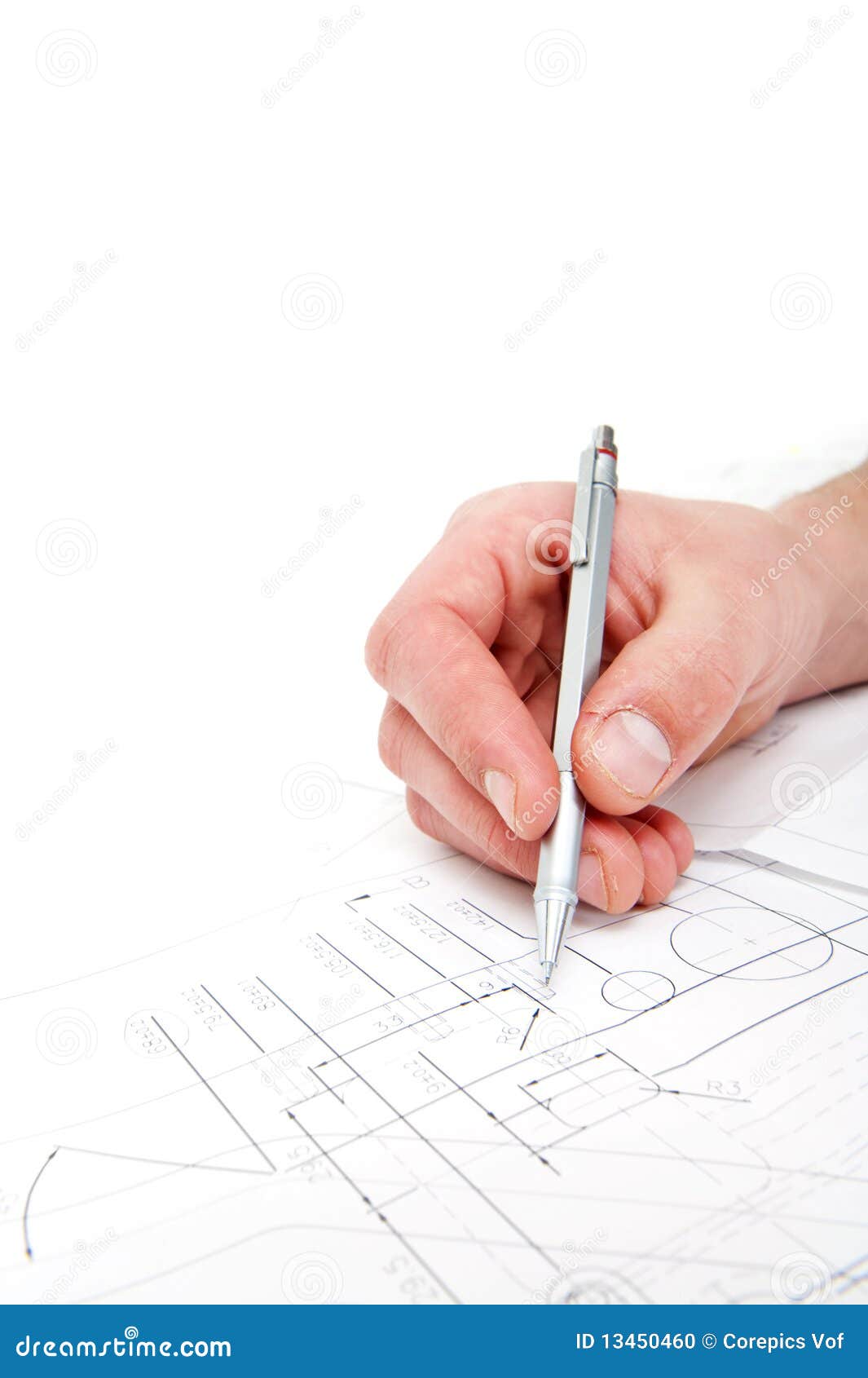 Checking technical stock photo. Image of hand, checking - 13450460