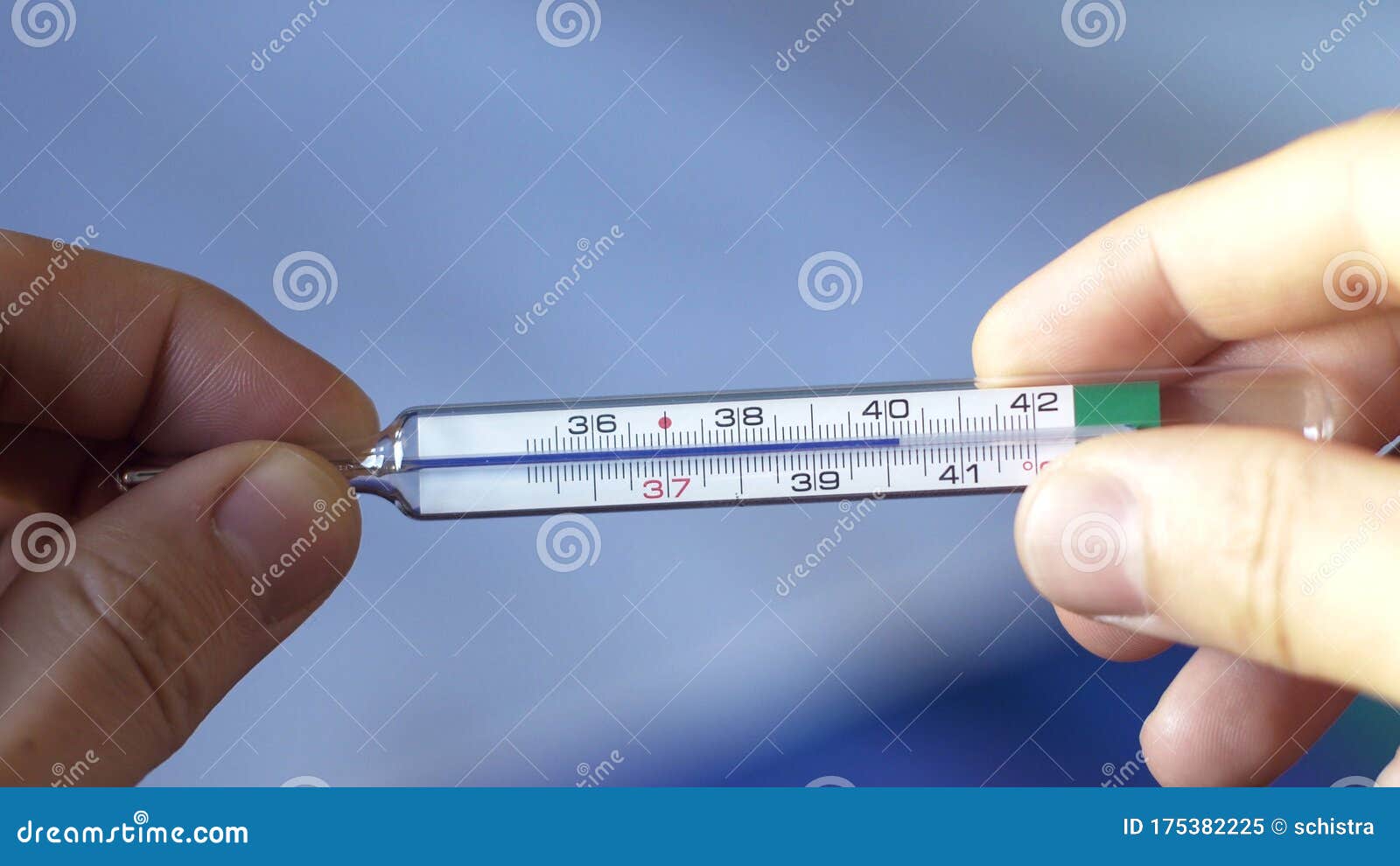 Checking Temperature Above 40 Degrees Celsius on Gallium Thermometer ...
