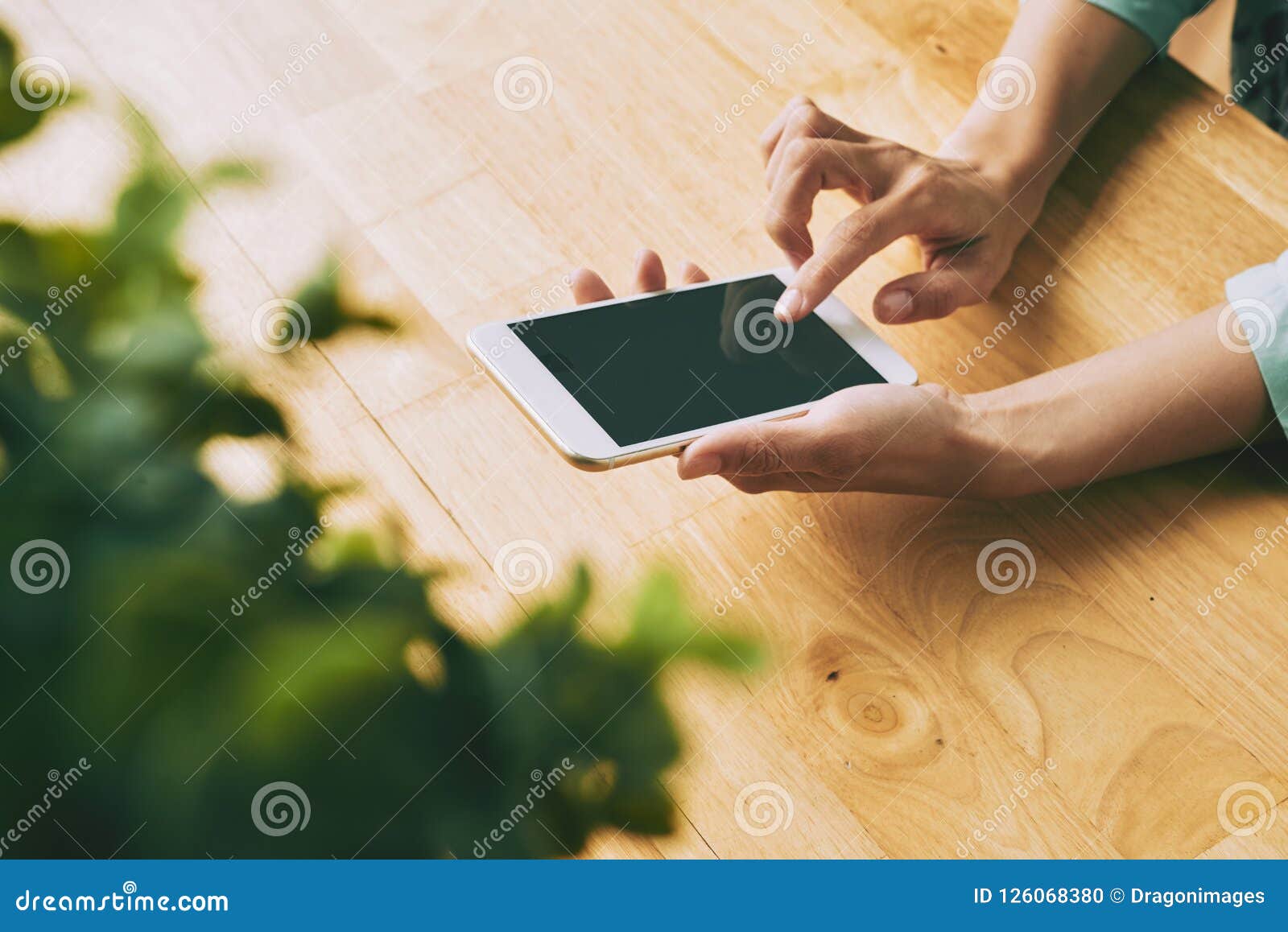 Checking text messages stock photo. Image of answering - 126068380