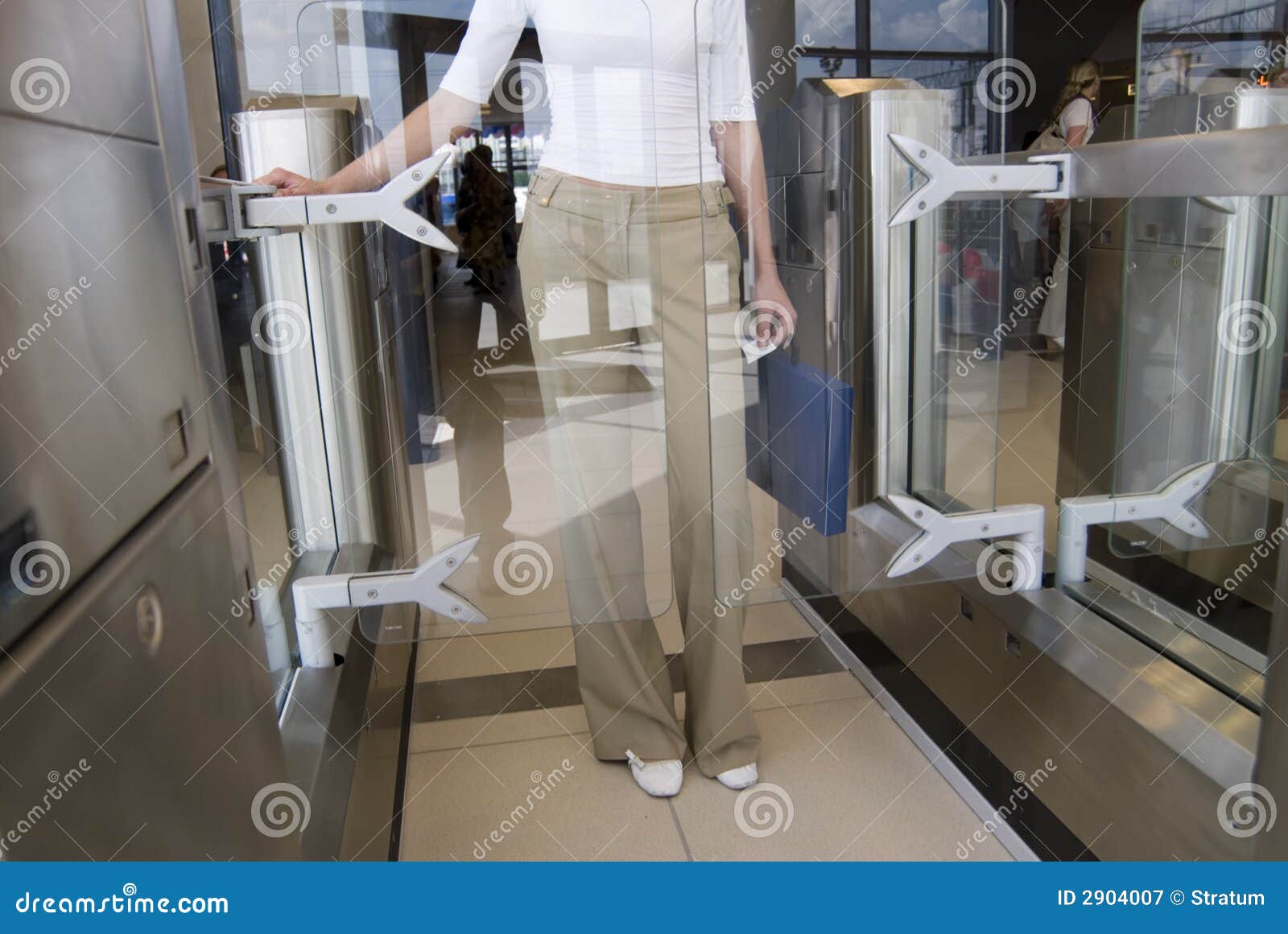 Checking of the ticket stock image. Image of security - 2904007