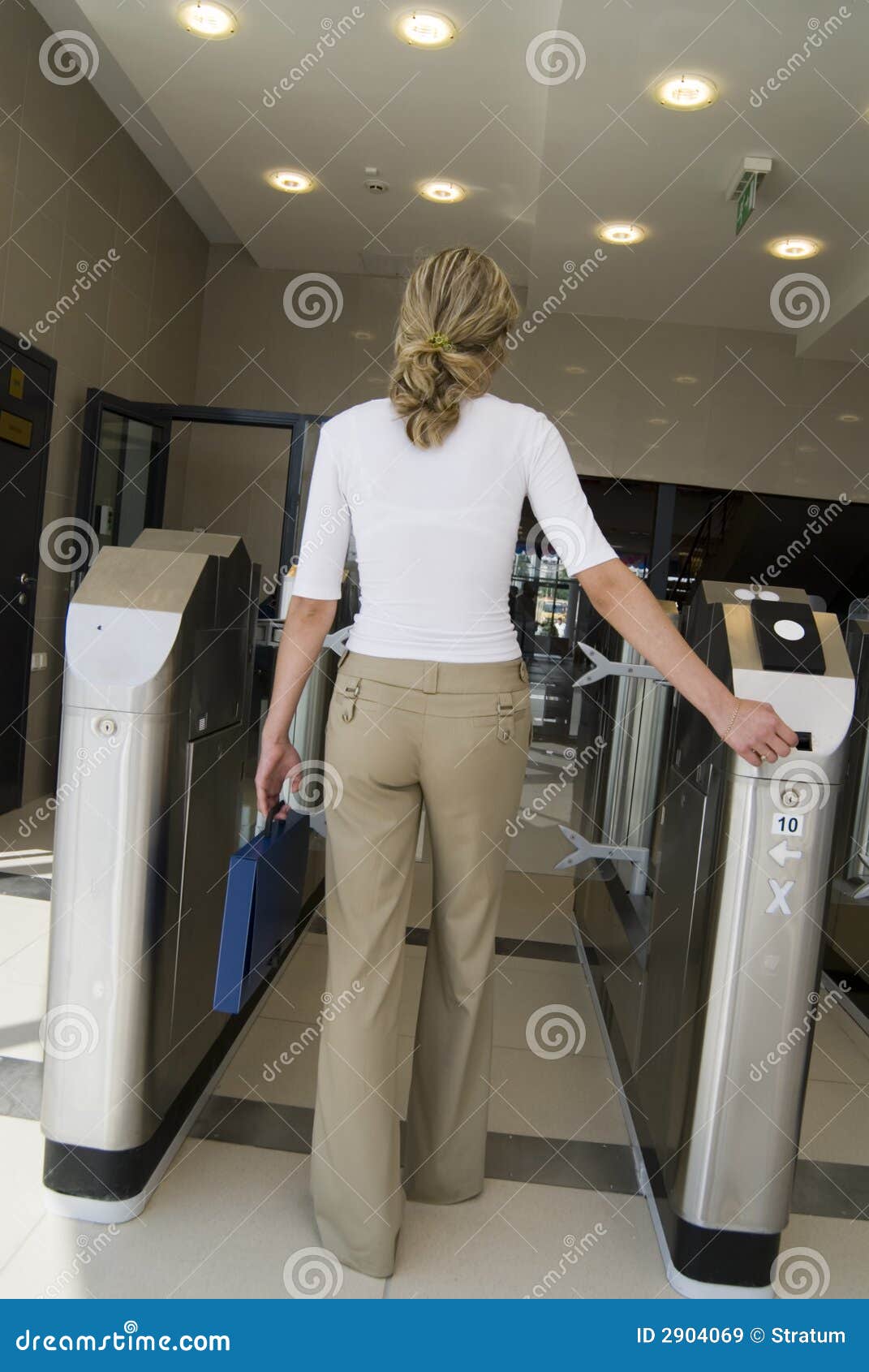 Checking of the ticket stock image. Image of station, passenger - 2904069