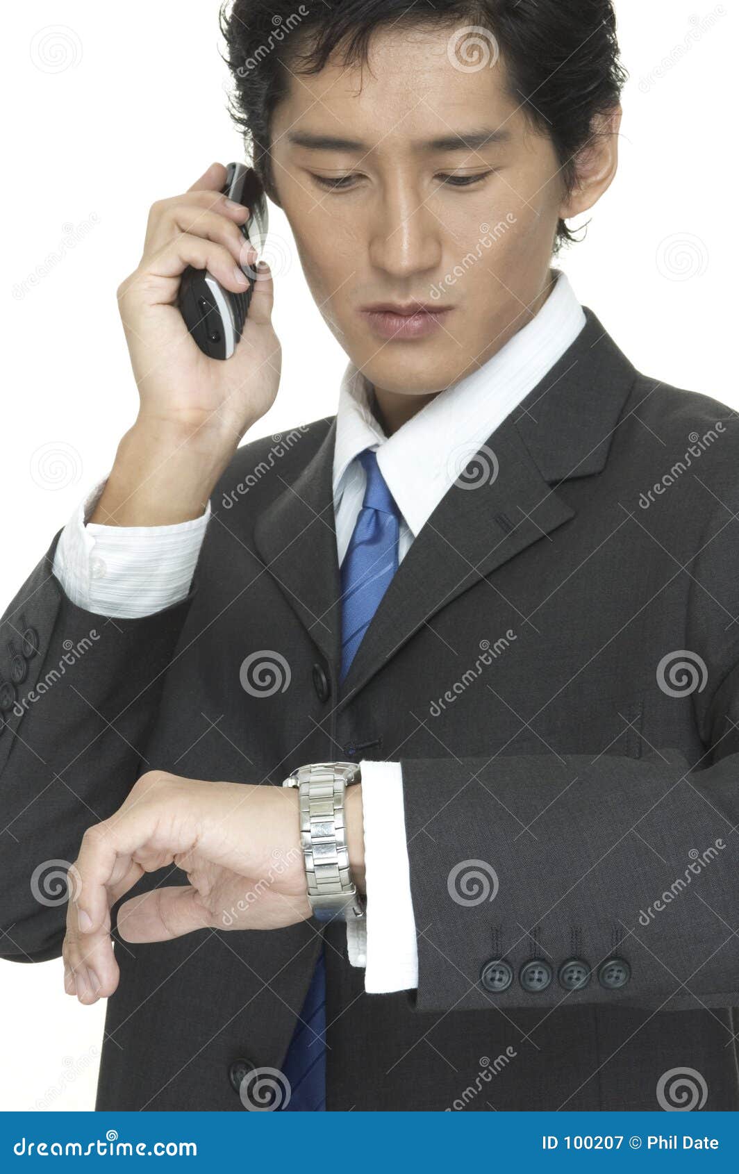 Checking the Time stock image. Image of japanese, asian - 100207