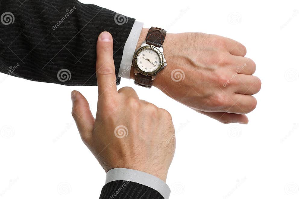 Checking the time stock photo. Image of meeting, clock - 20328924