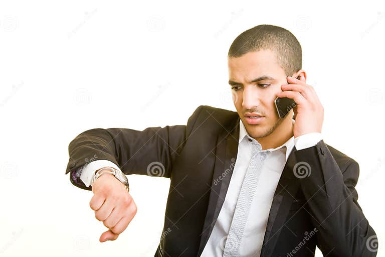 Checking the time stock image. Image of person, ethnicity - 9090637