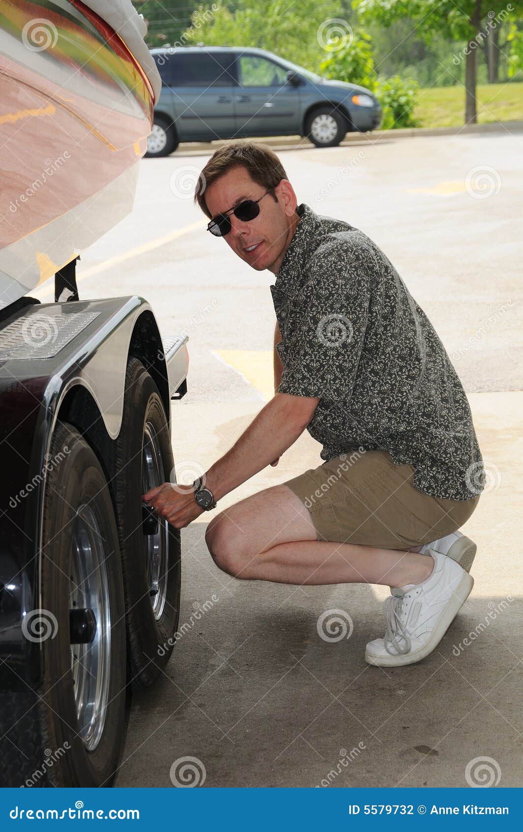 Checking Tires stock photo. Image of working, person, station - 5579732